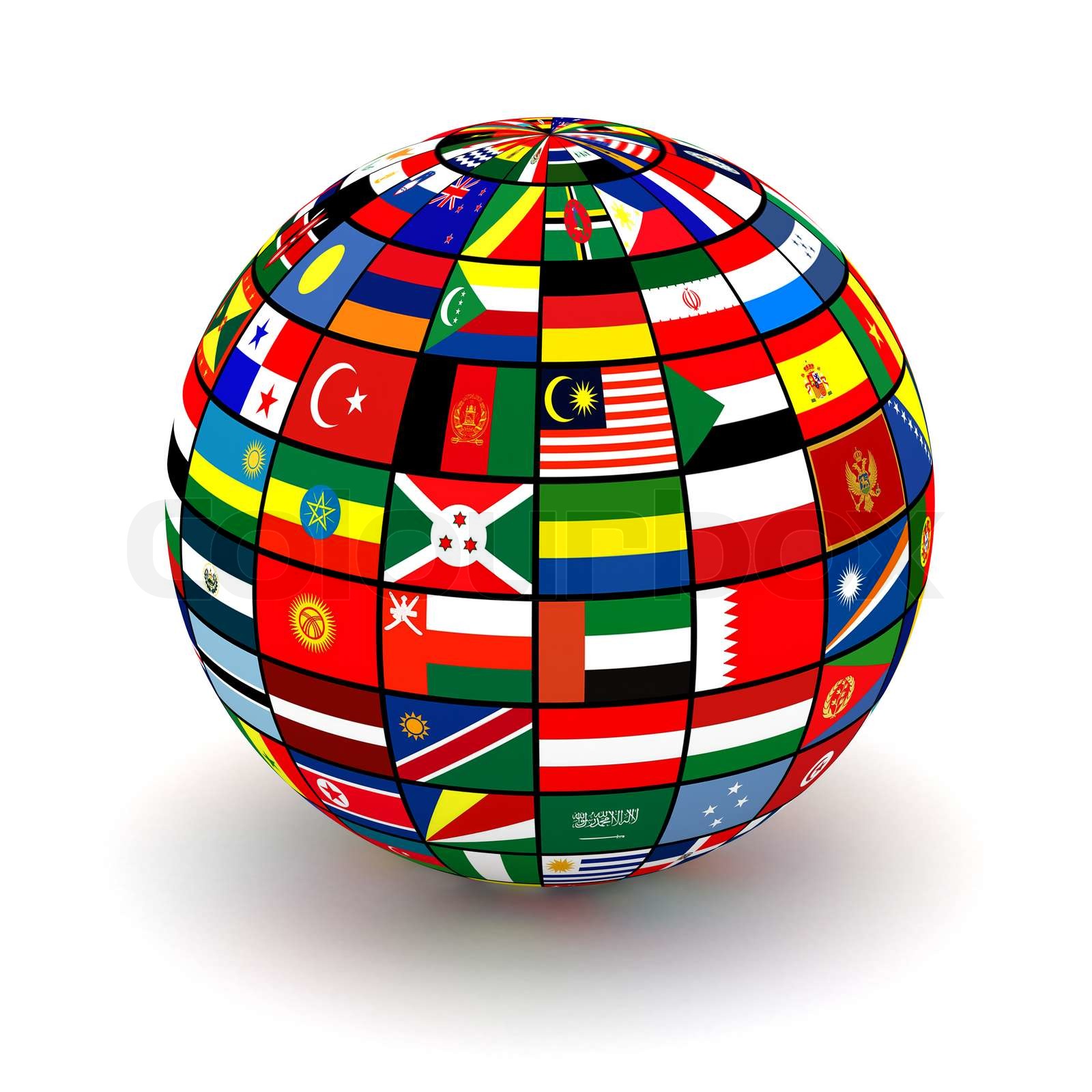 Planet flags | Stock image | Colourbox