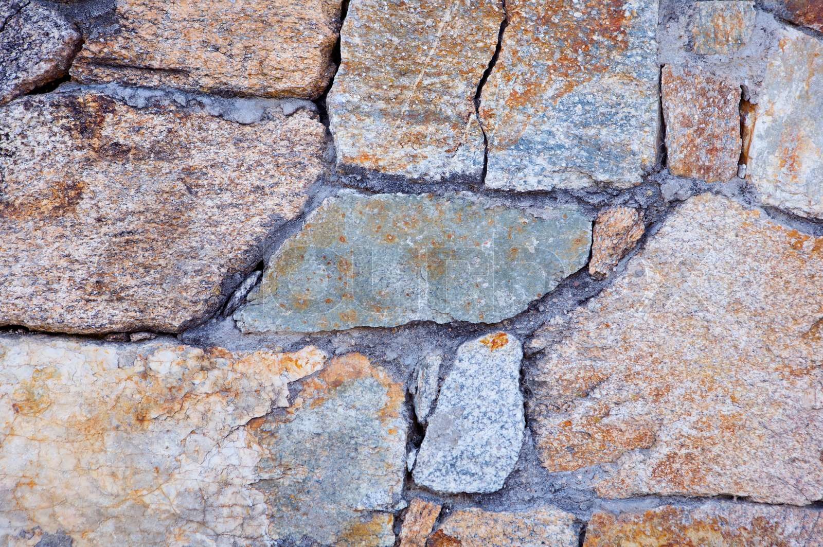 Photo of a plain stone wall | Stock image | Colourbox