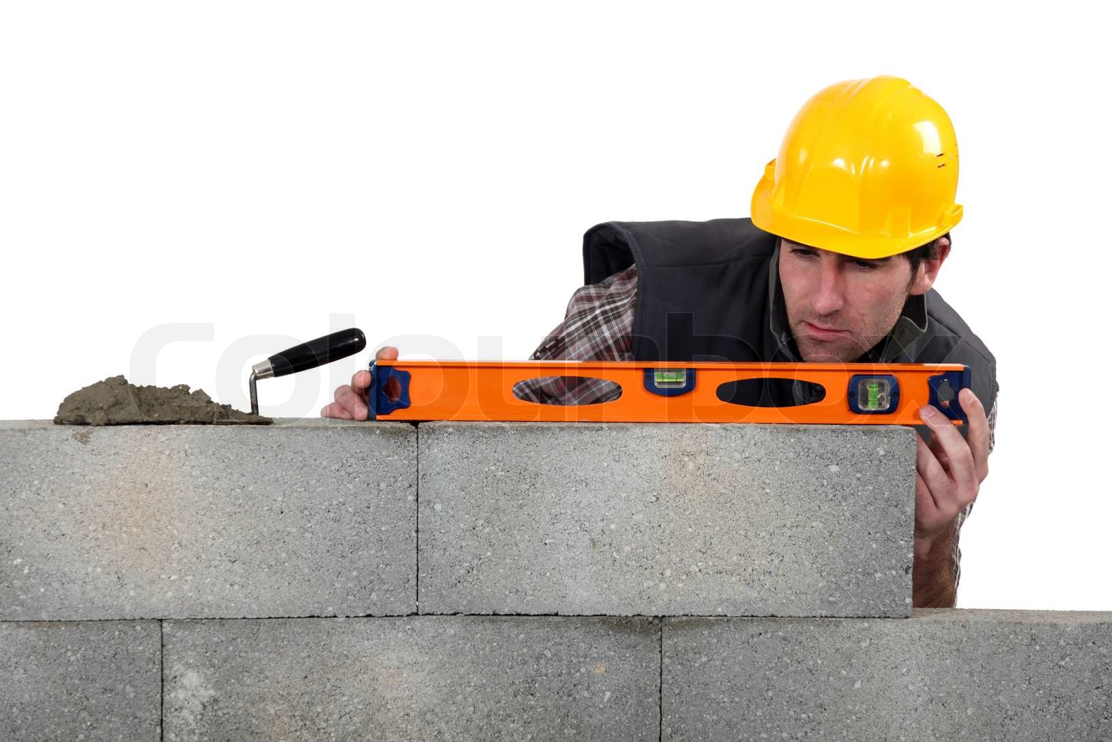 Handwerker Maurer | Stock Bild | Colourbox