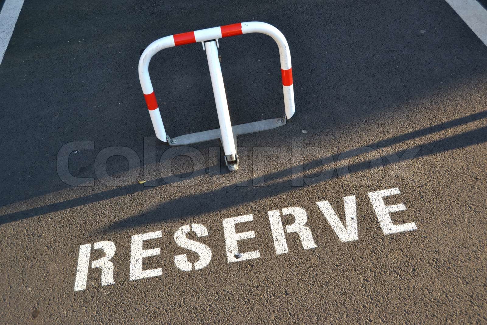 reserved | Stock image | Colourbox