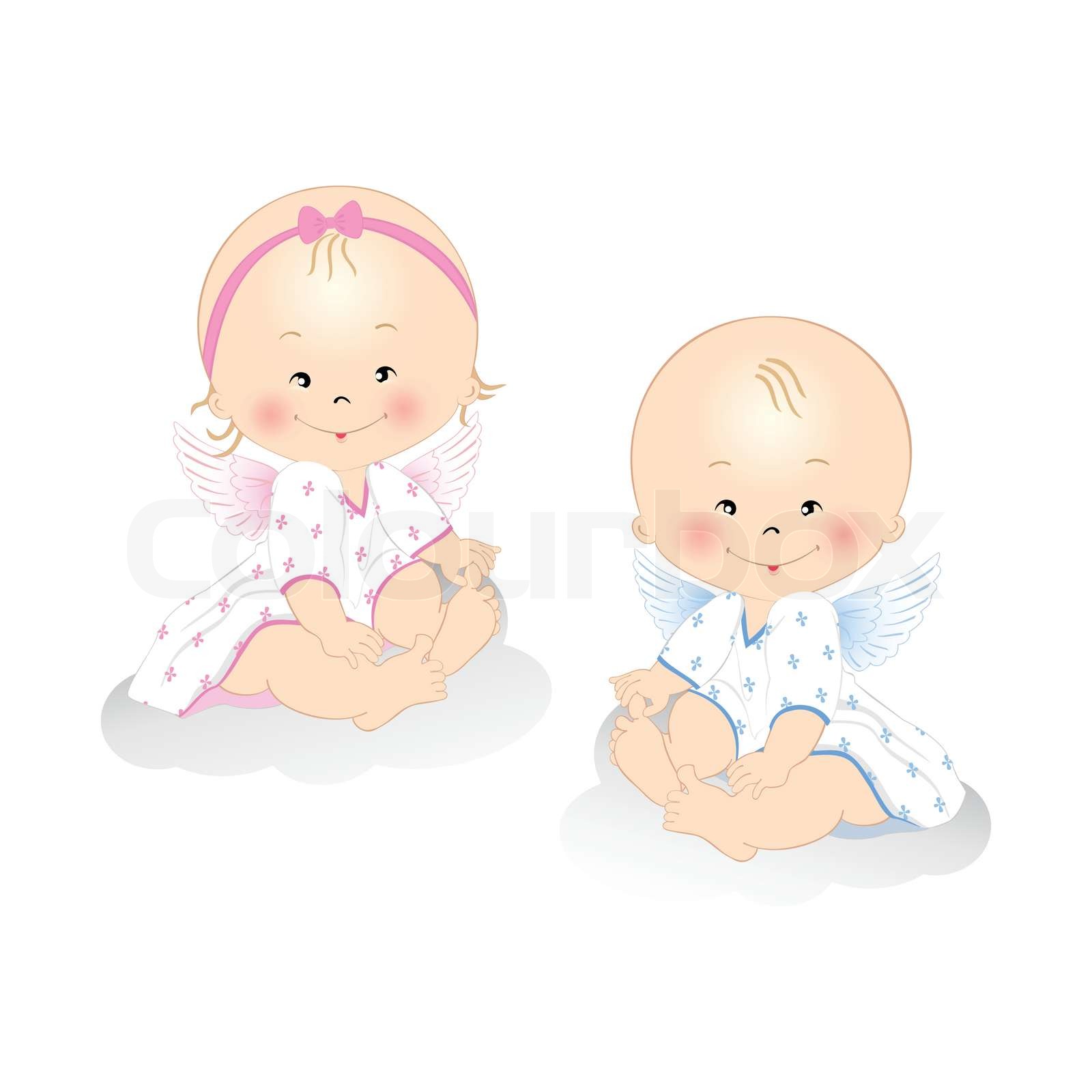 kleine Engel | Stock-Vektor | Colourbox