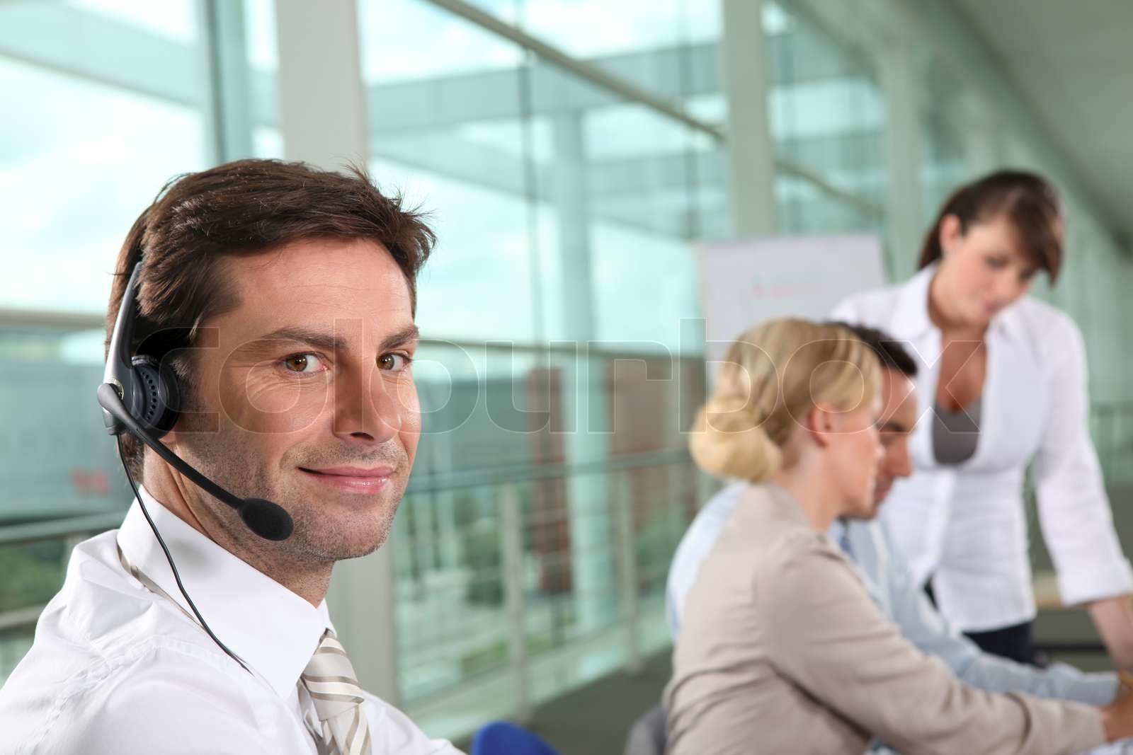 Office workers | Stock image | Colourbox
