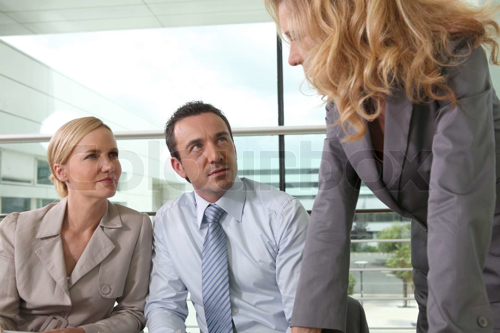 Executives in meeting | Stock image | Colourbox