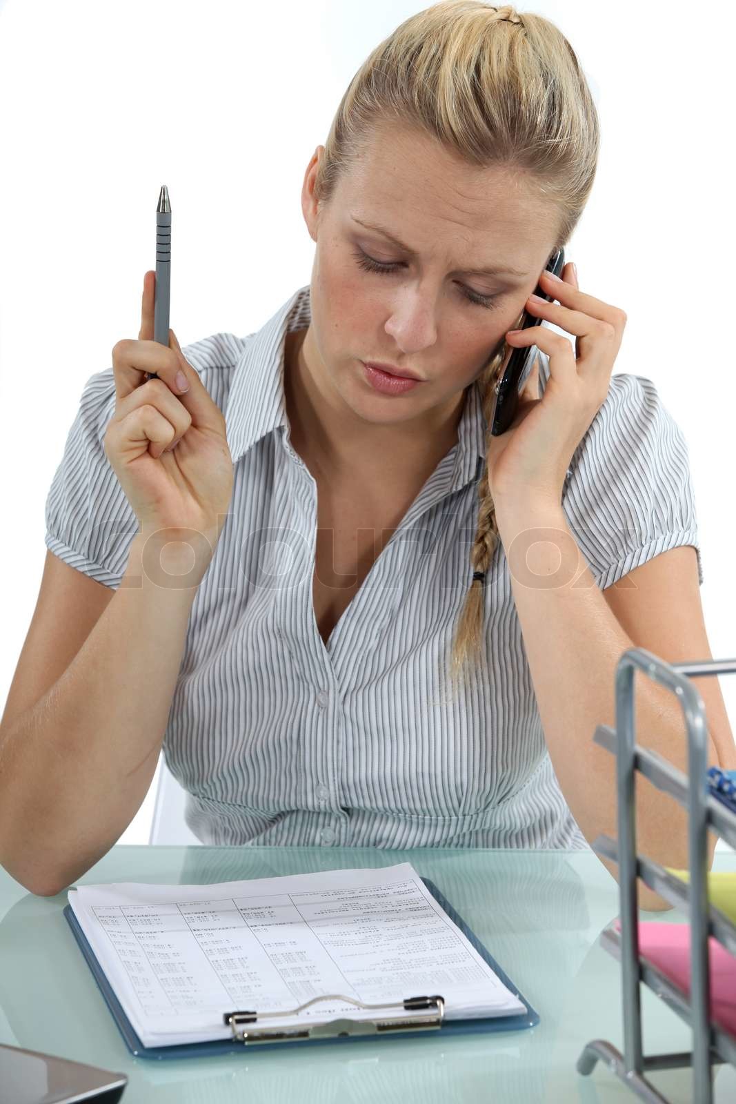 Female human resources worker | Stock image | Colourbox