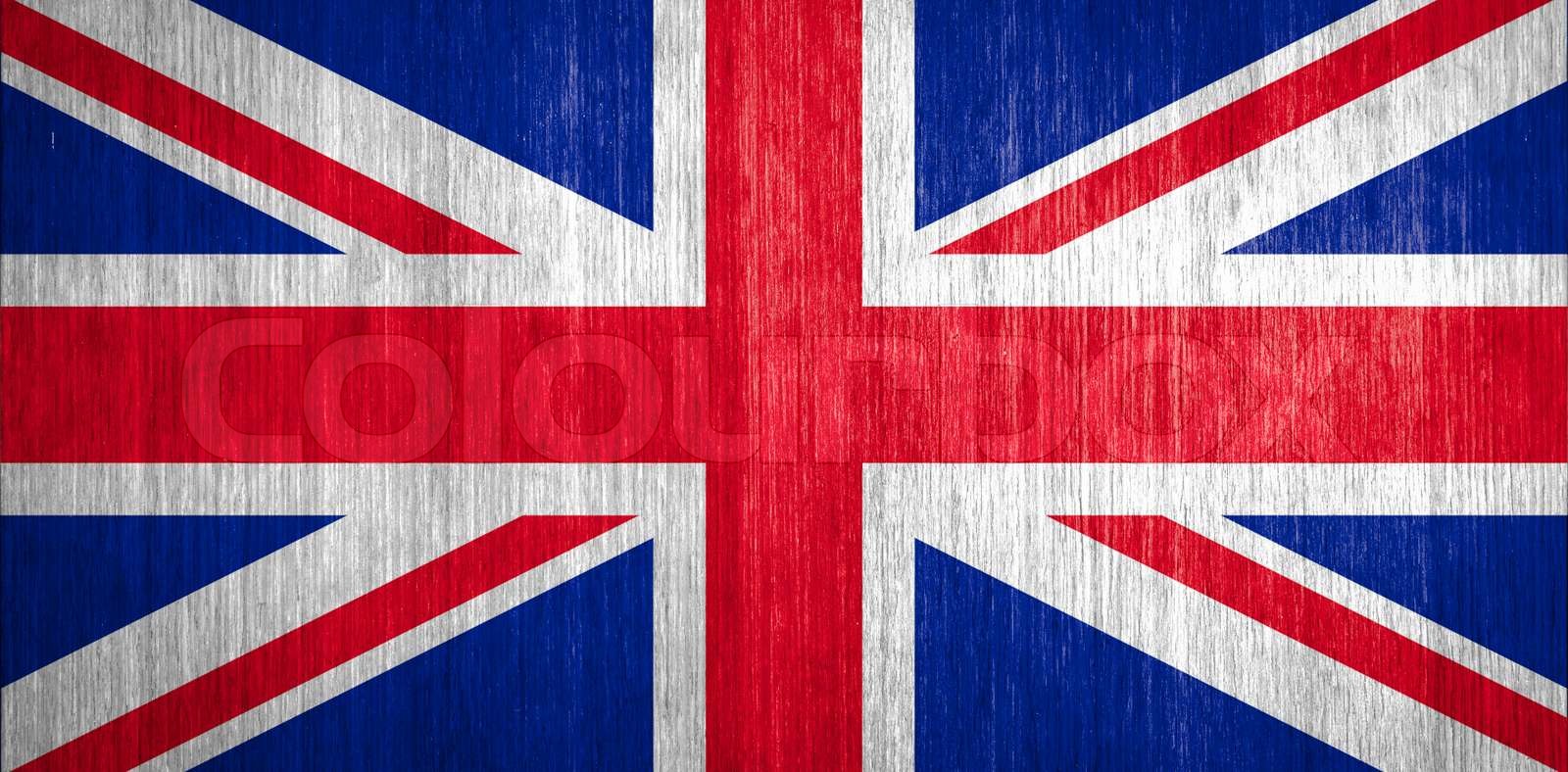 UK Flagge auf Holz-Hintergrund | Stock Bild | Colourbox