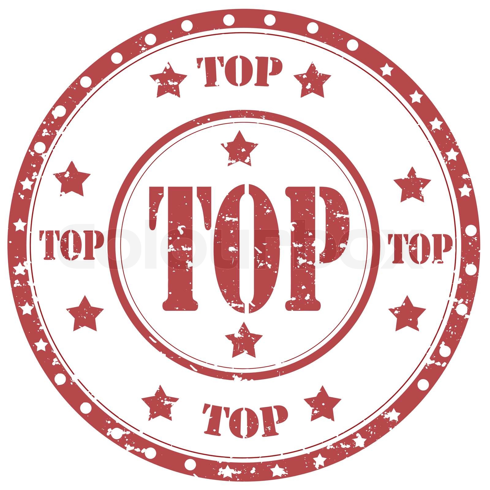 Top-Stempel | Stock-Vektor | Colourbox