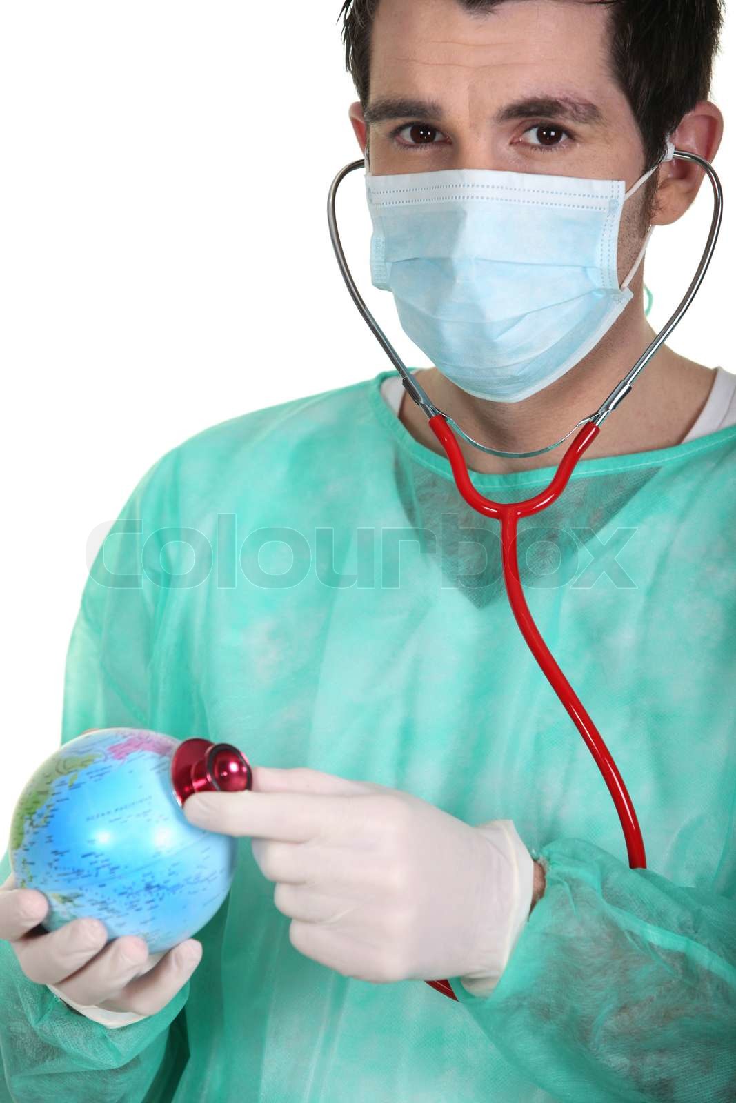 Doctor Listening The Beat Of The Globe Stock Image Colourbox doctor-listening-the-beat-of-the-globe-stock-image-colourbox