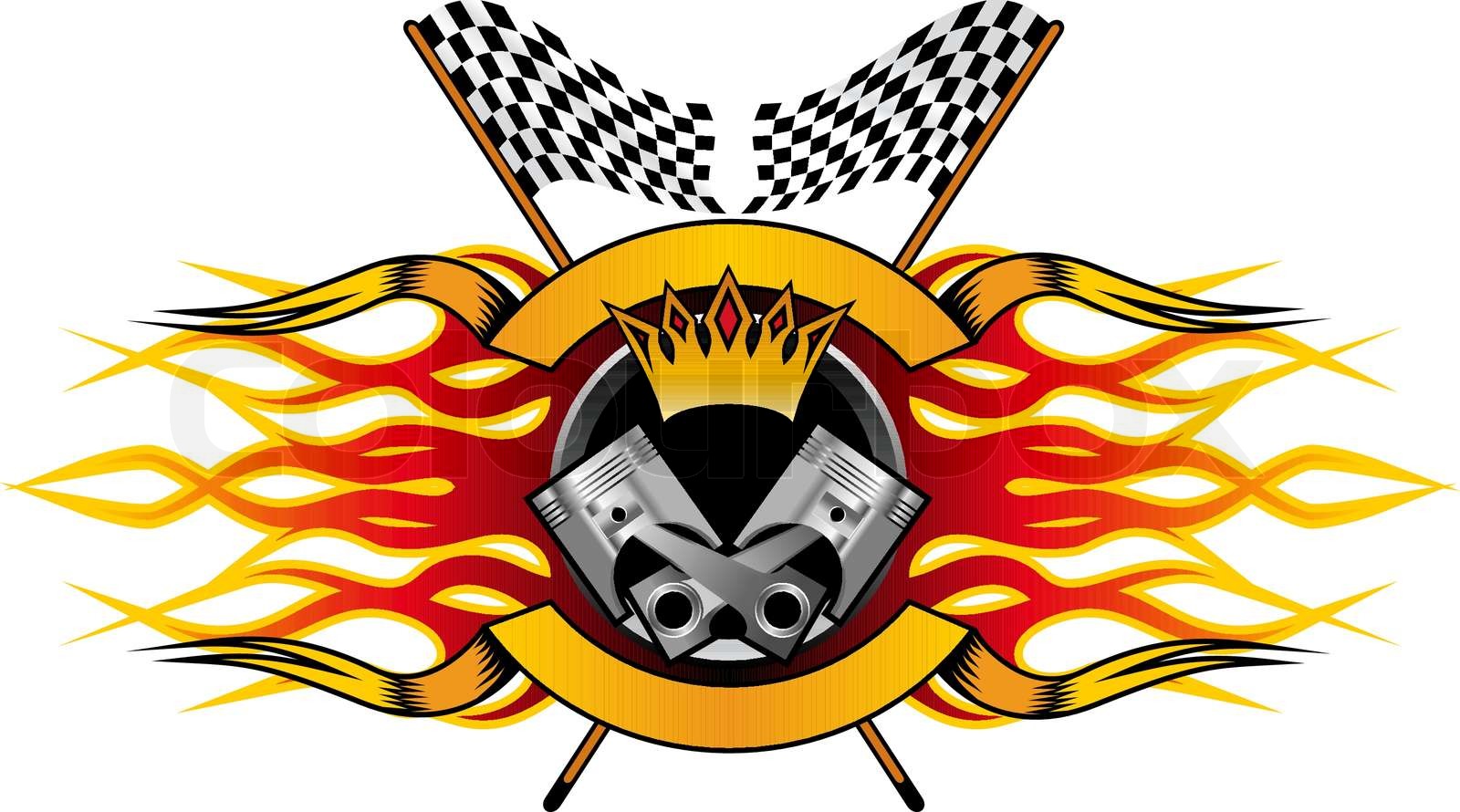 Motor racing championship icon | Stock vector | Colourbox