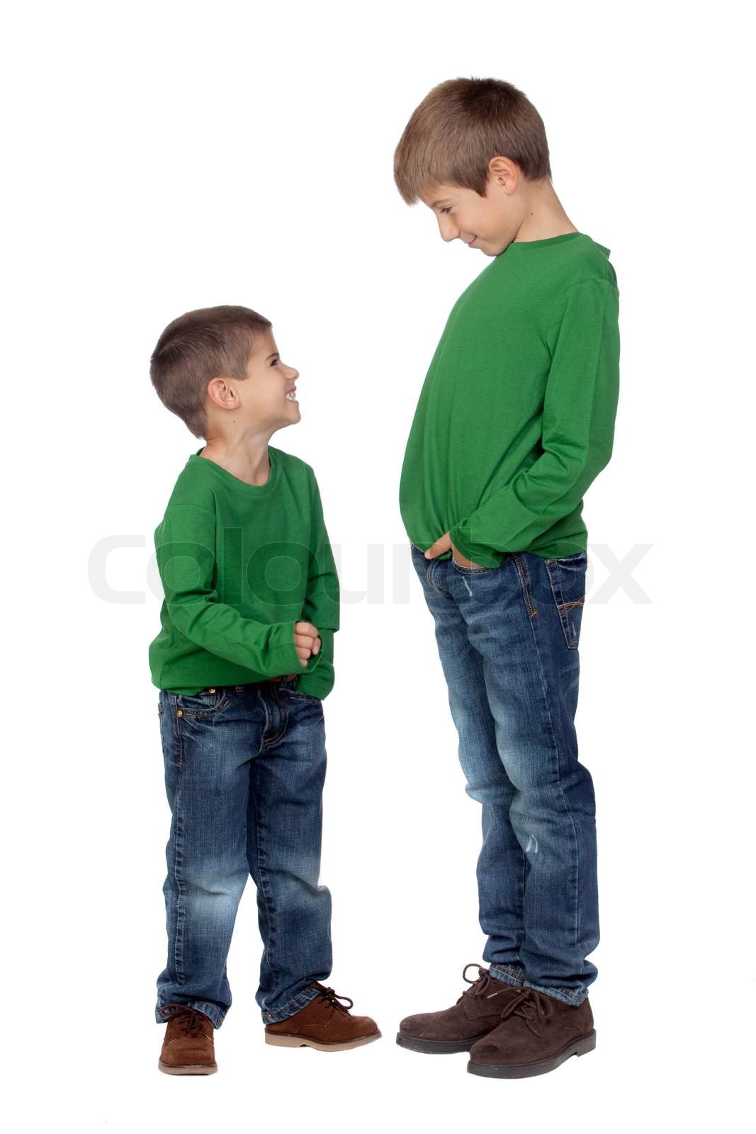 Two funny brothers | Stock image | Colourbox