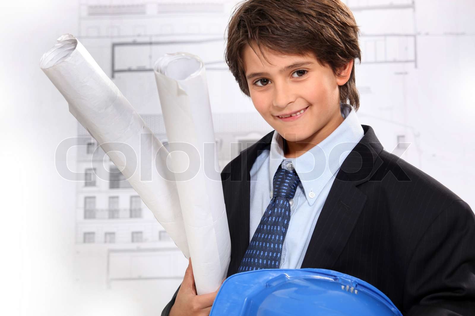 Child architect | Stock image | Colourbox