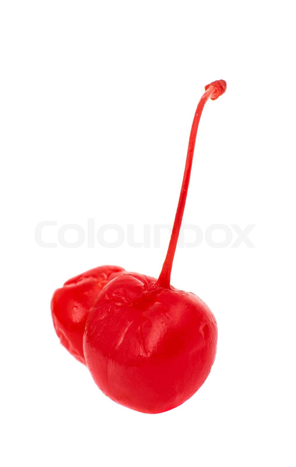 Red maraschino cherries | Stock image | Colourbox