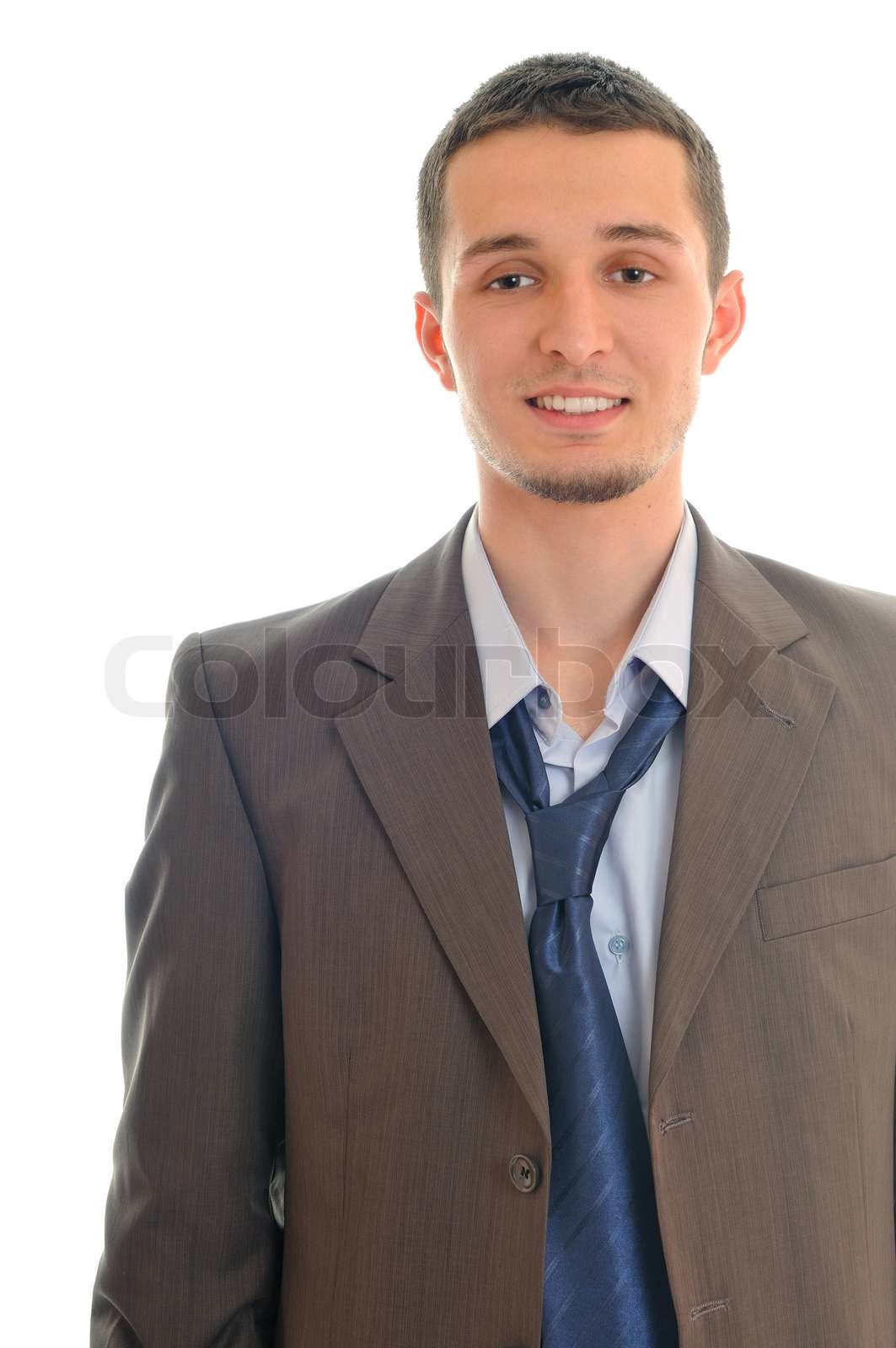 erwachsener, portrait, blick | Stock Bild | Colourbox