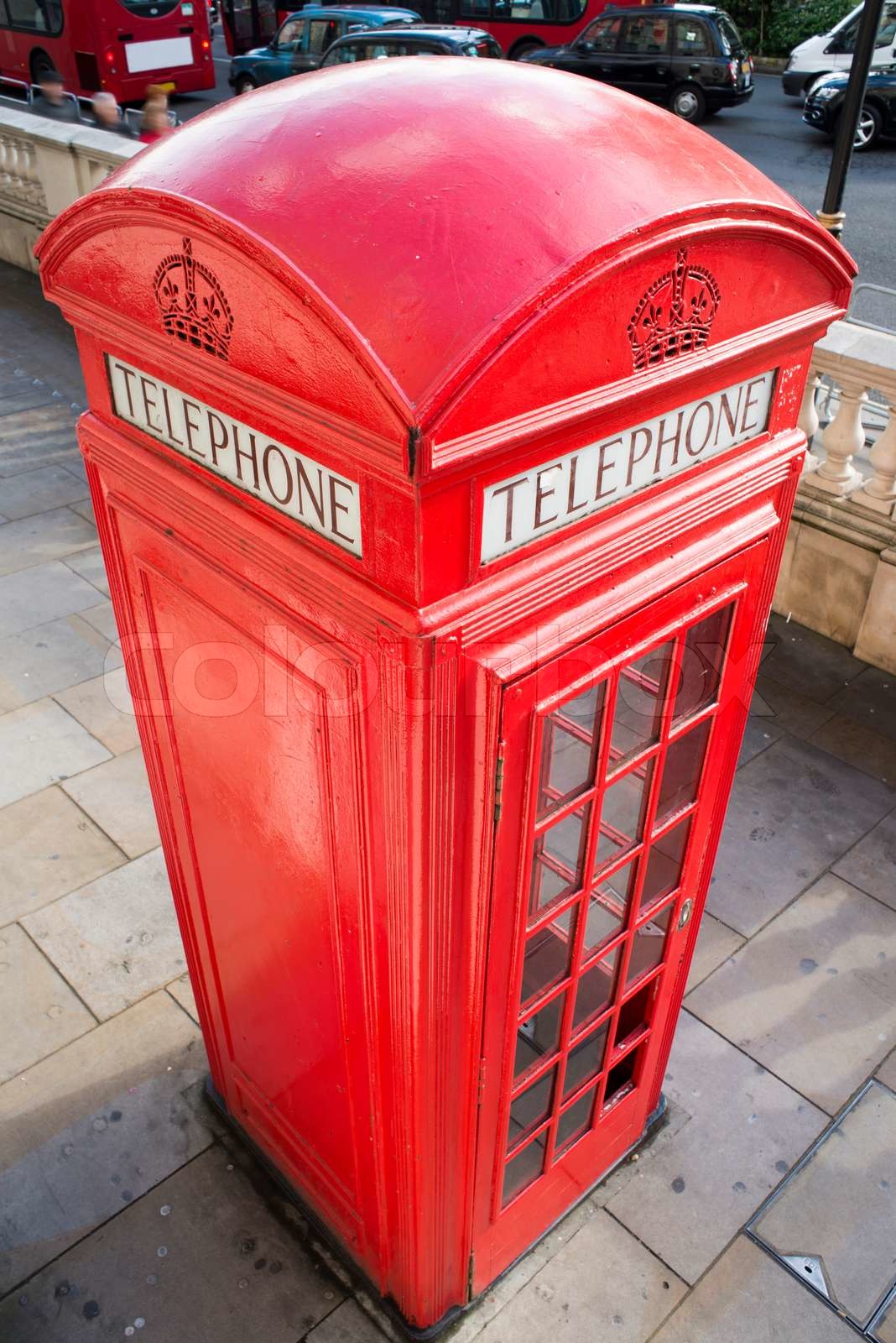 Phone cabine in London | Stock image | Colourbox