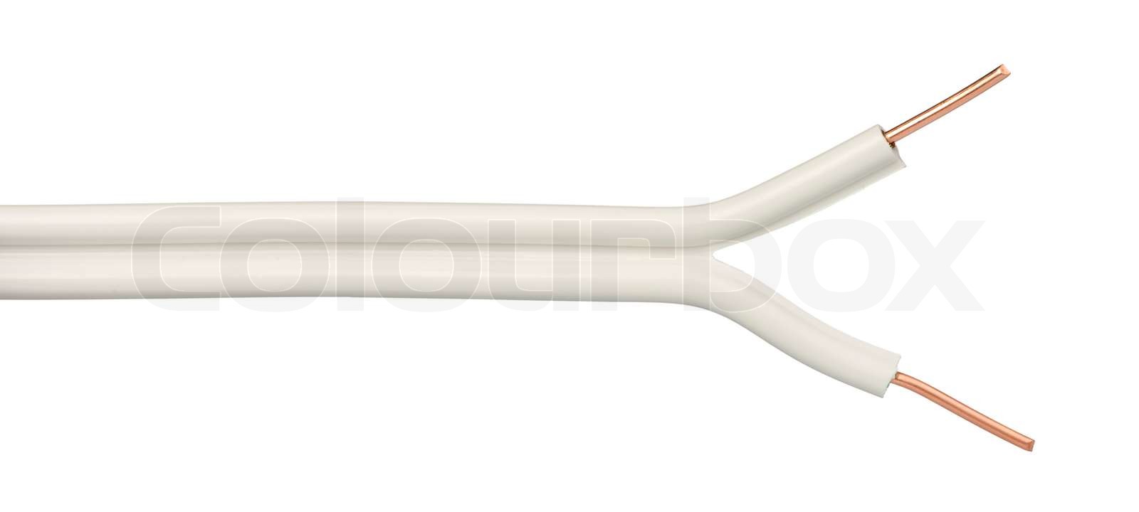 grøn, kabel, elektriker | Stock foto | Colourbox