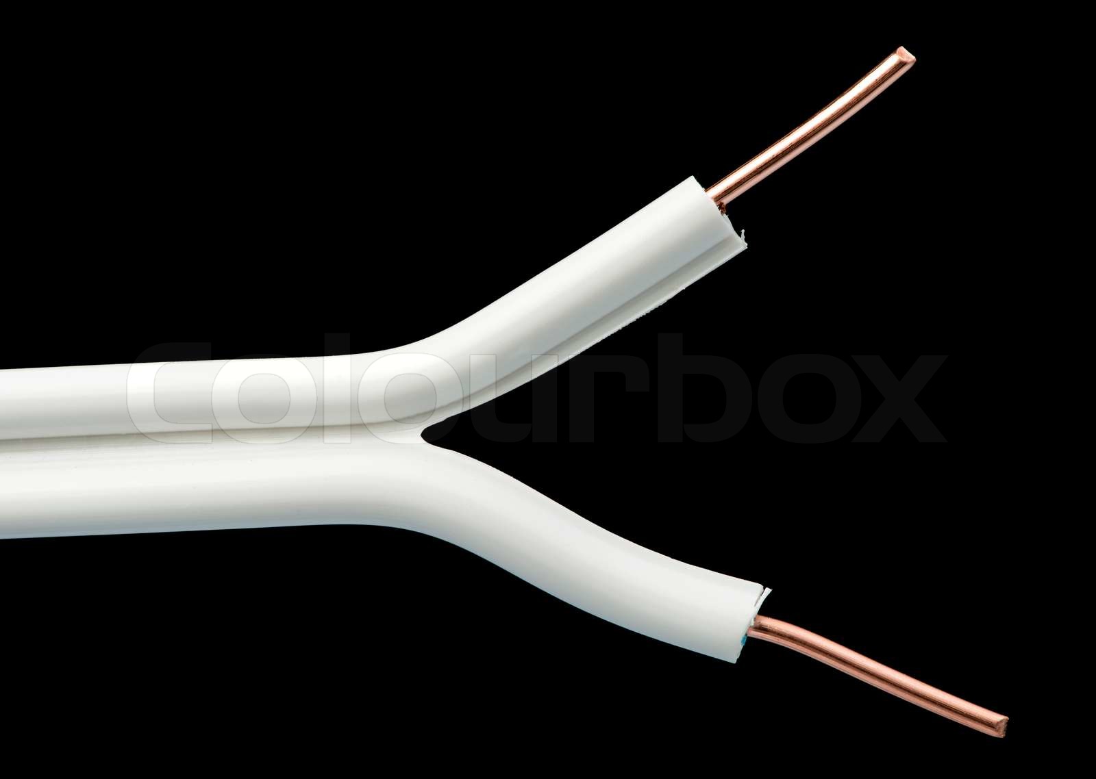 Exposed cables and wires | Stock image | Colourbox