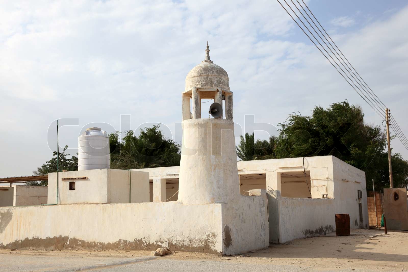 Small mosque in village Zekreet in Qatar, Middle East | Stock image ...