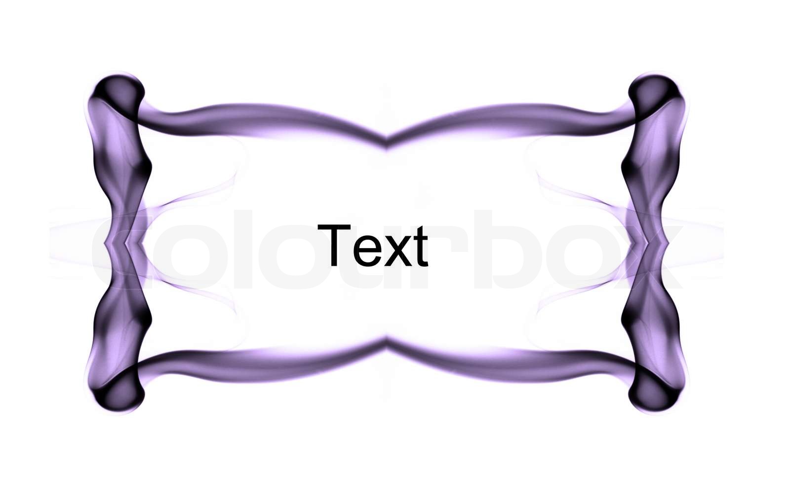 Abstract purple frame with space for text | Stock image | Colourbox
