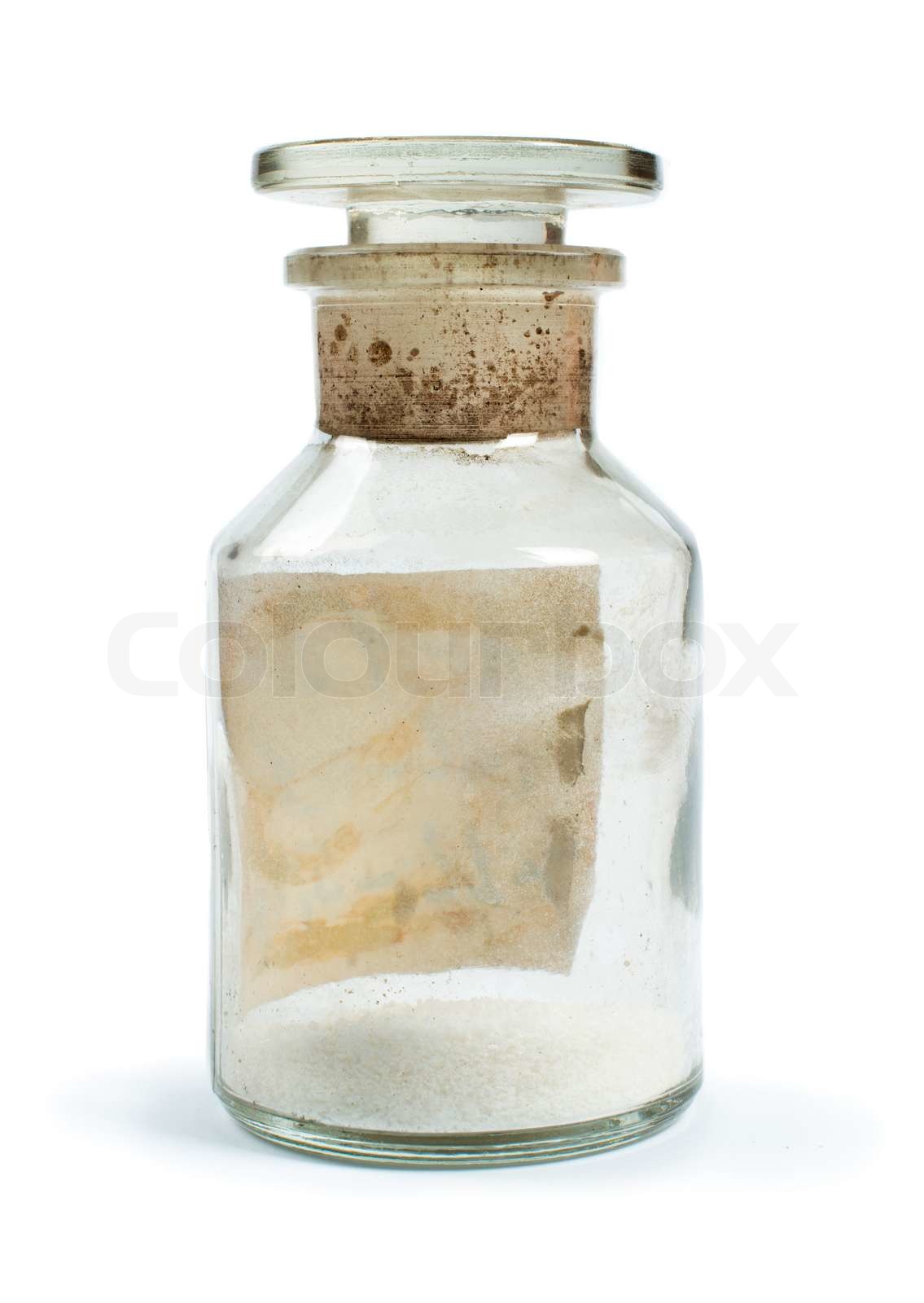 Glass jars with chemicals | Stock image | Colourbox