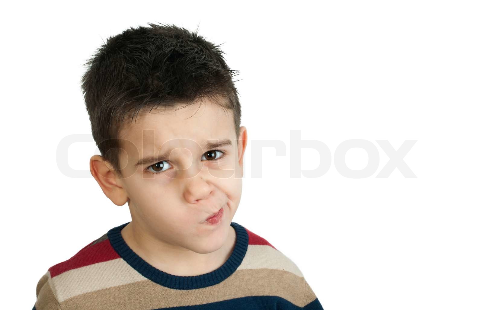 Angry child | Stock image | Colourbox