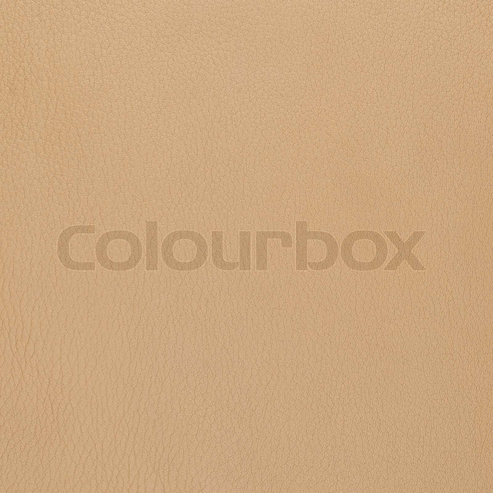 Beige leather | Stock image | Colourbox