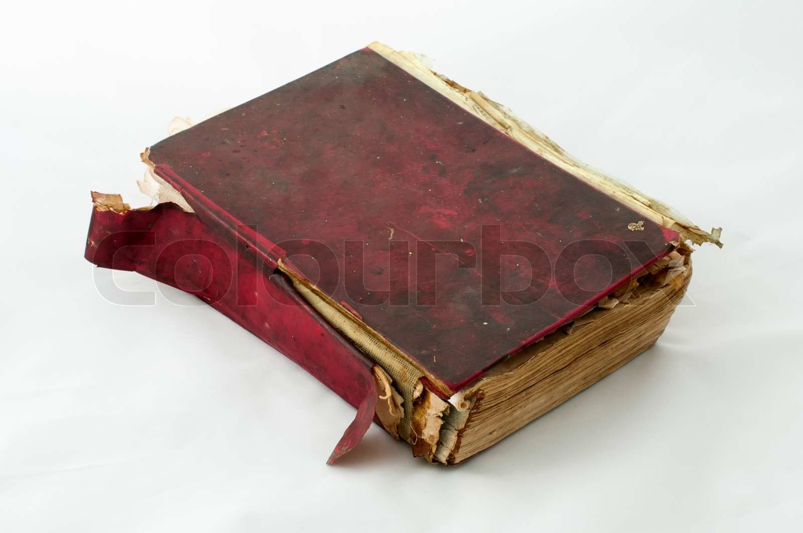 Fragmented old worn book | Stock image | Colourbox