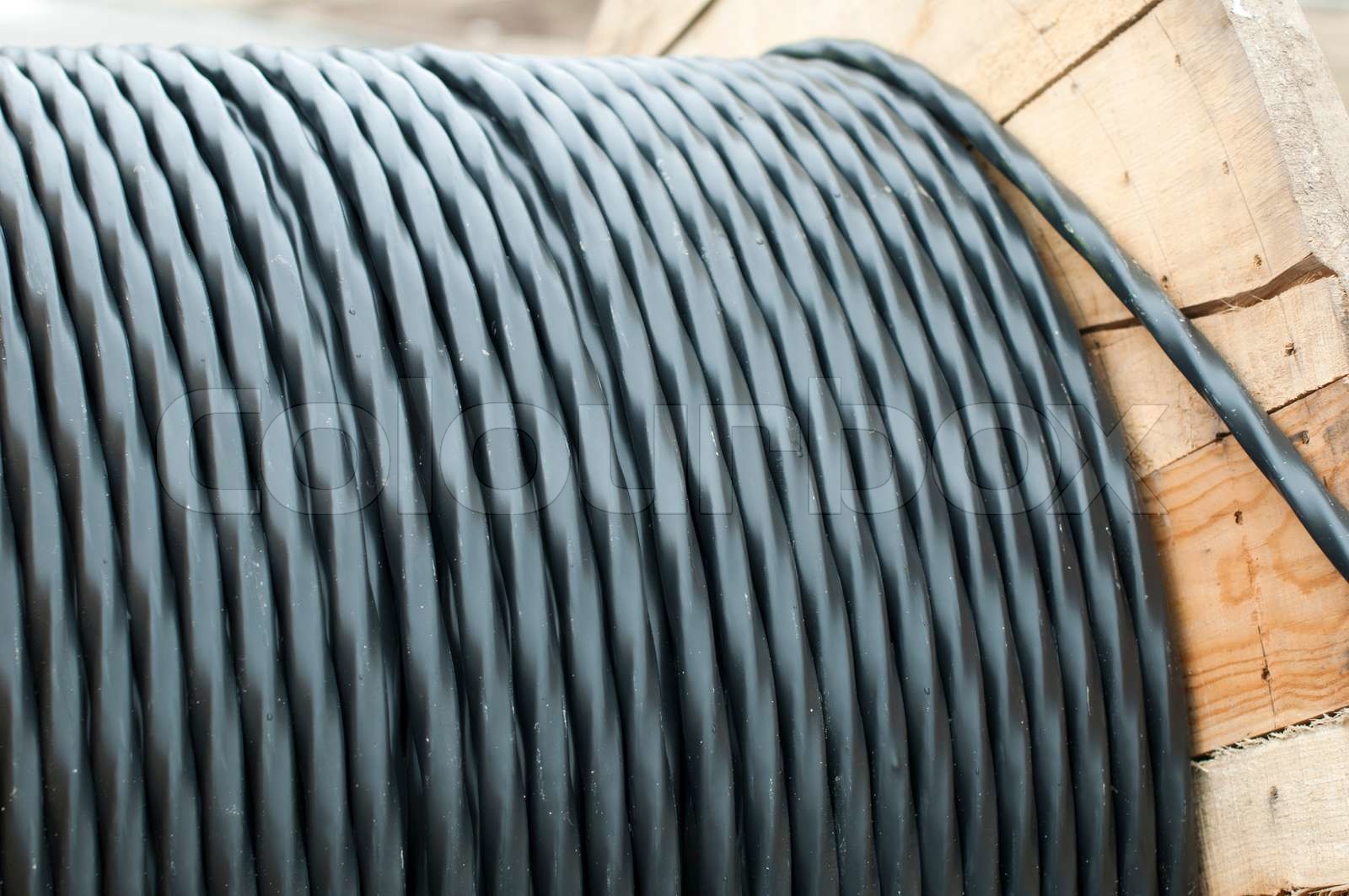 High voltage underground cables | Stock image | Colourbox