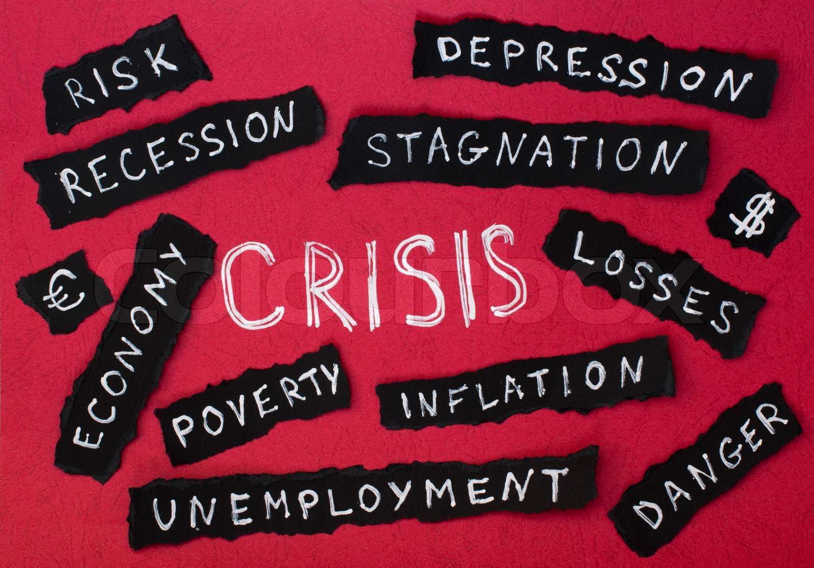 Crisis concept | Stock image | Colourbox