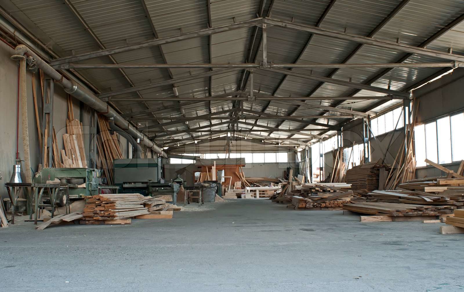 Carpentry factory | Stock image | Colourbox