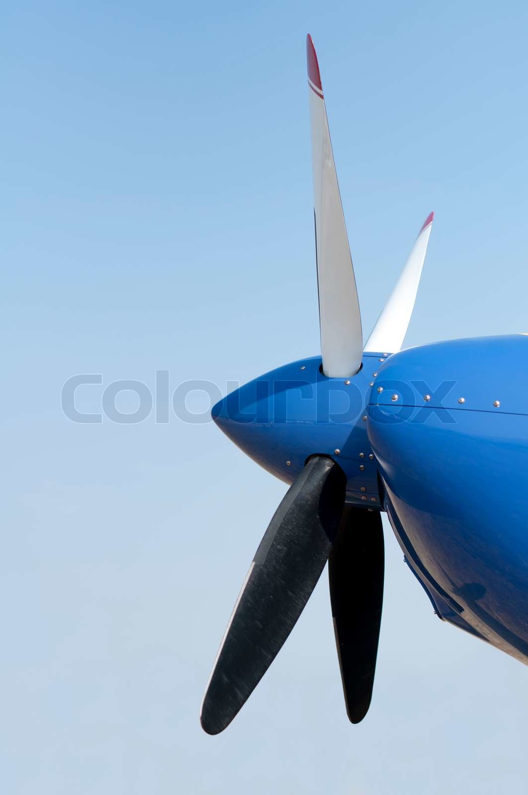 Plane propeller | Stock image | Colourbox