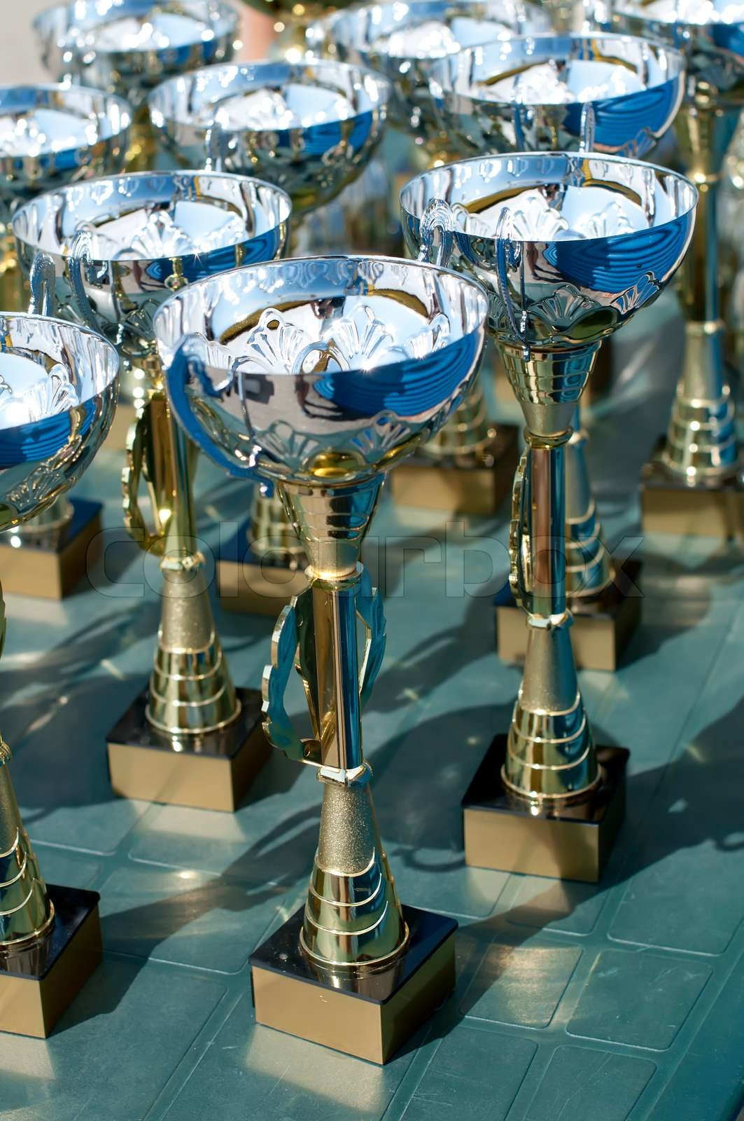 Championship cups | Stock image | Colourbox