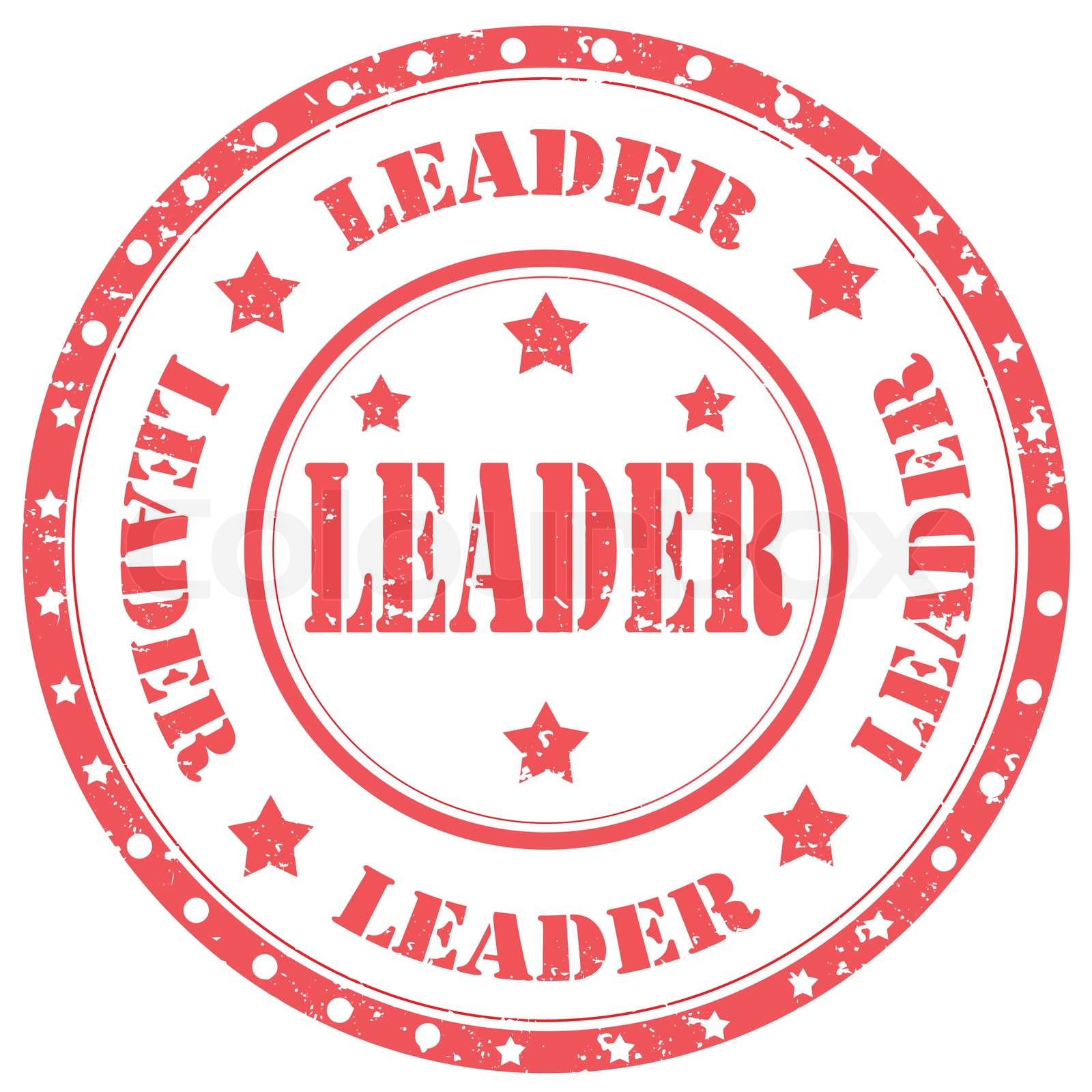Leader-stamp | Stock vector | Colourbox