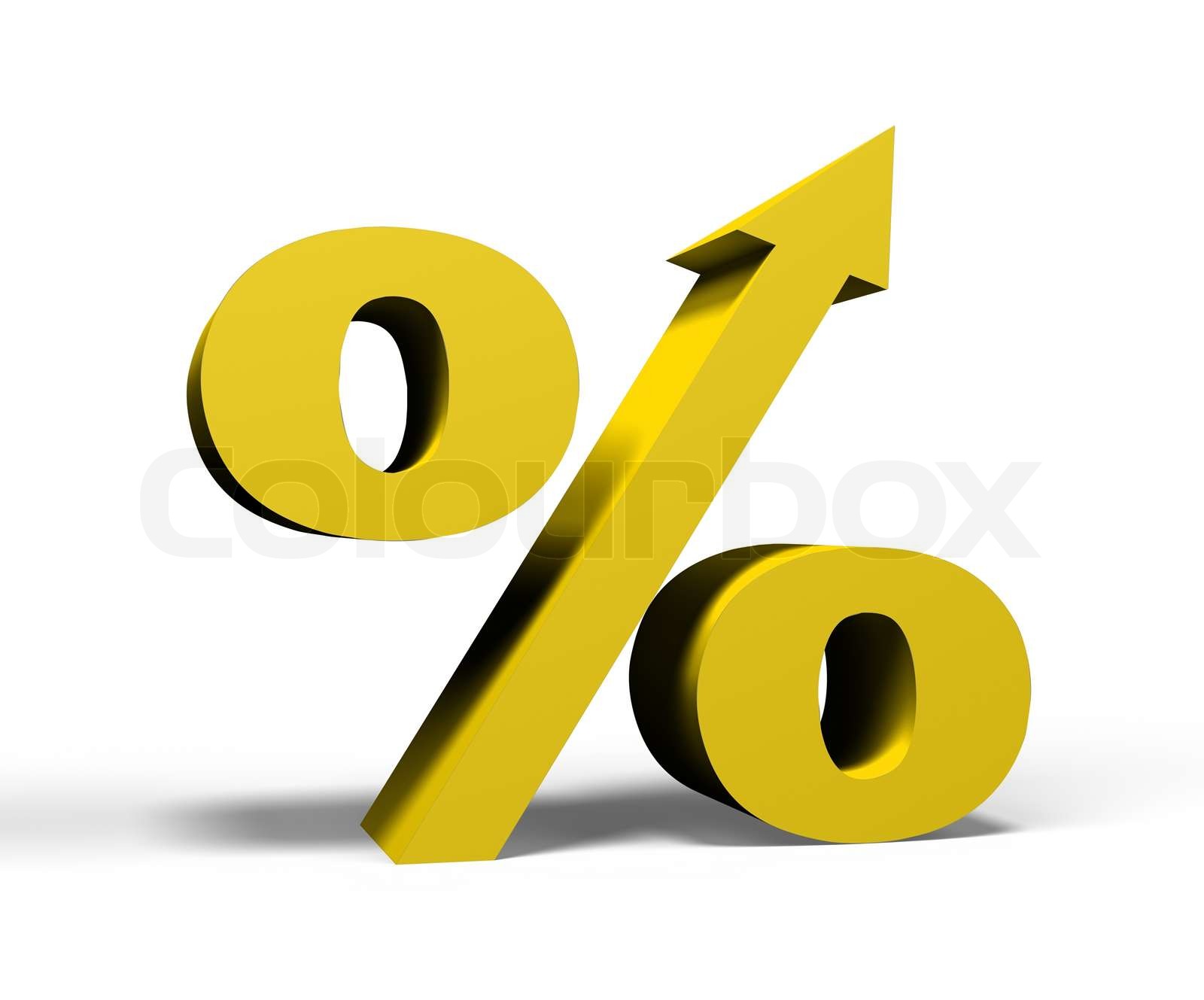 Prozentzeichen | Stock Bild | Colourbox