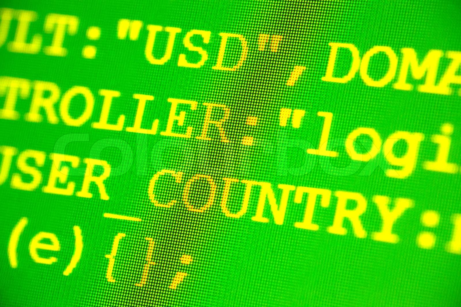 HTML codes | Stock image | Colourbox