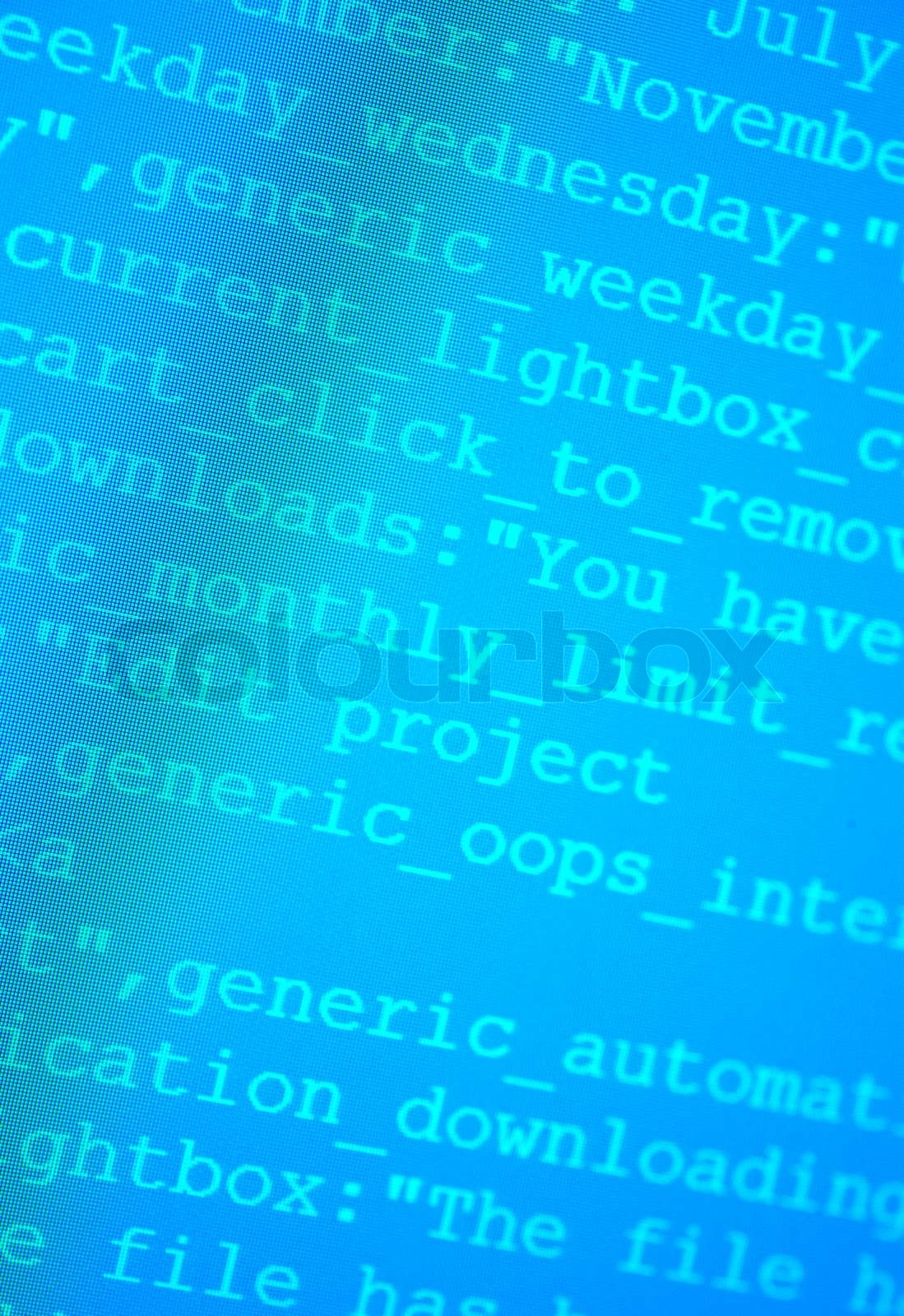HTML codes | Stock image | Colourbox