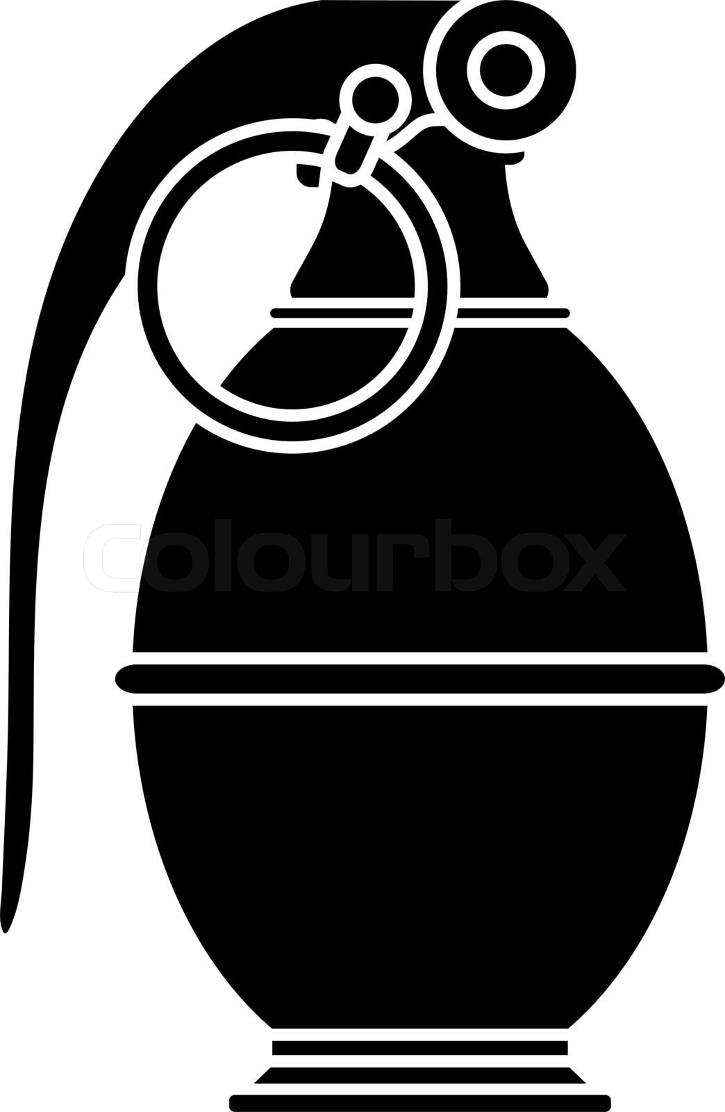 Hand Grenade Stencil