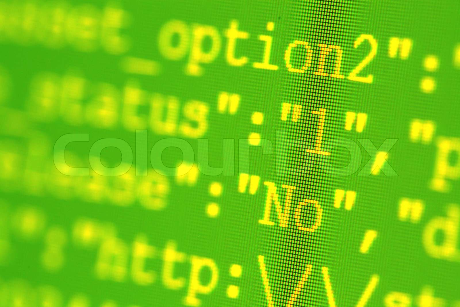 HTML codes | Stock image | Colourbox