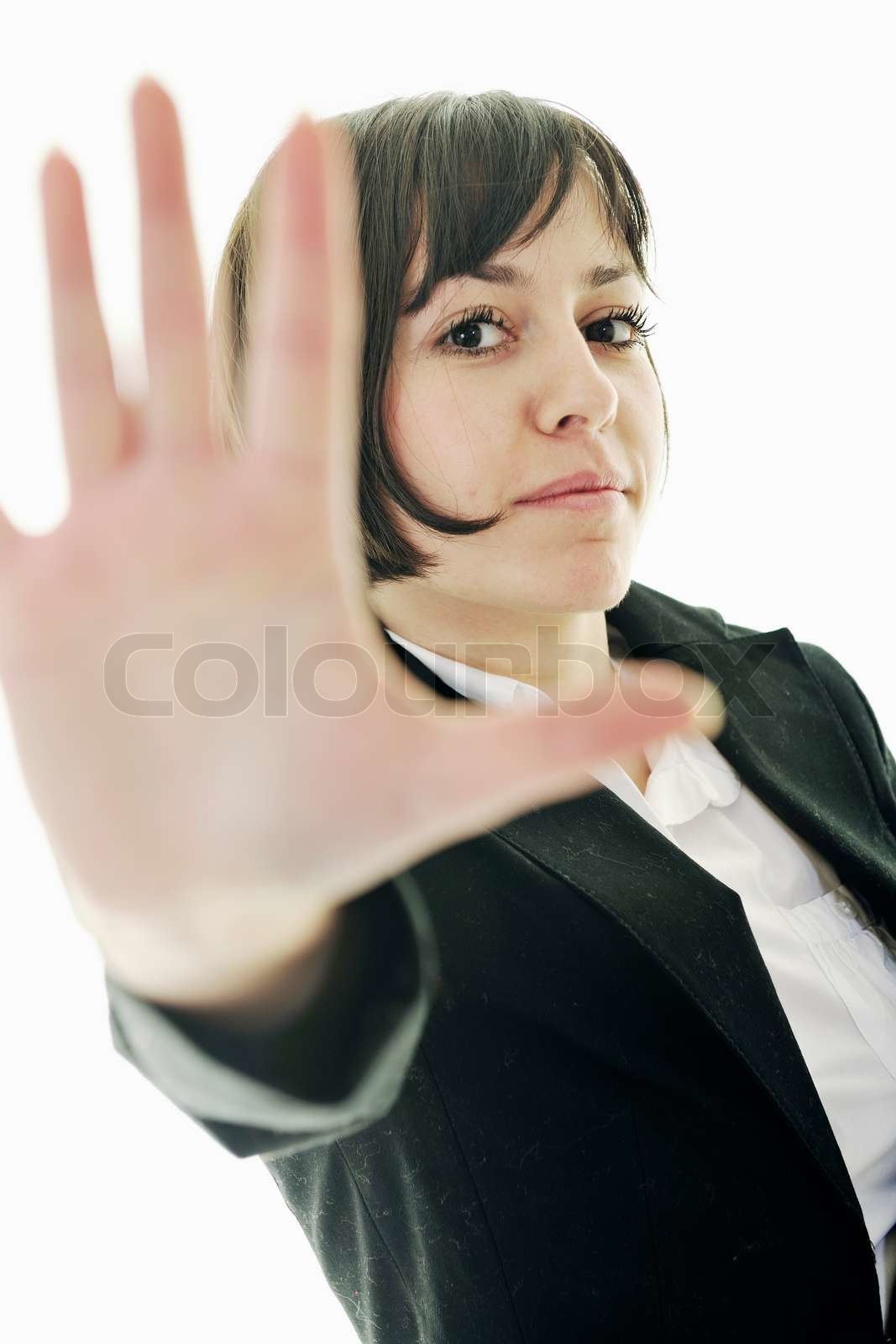 stop now! | Stock image | Colourbox