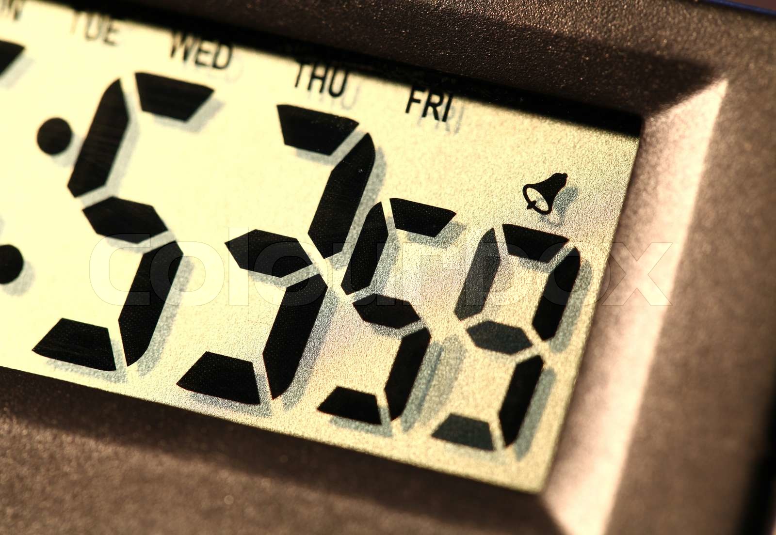 Digital clock | Stock image | Colourbox