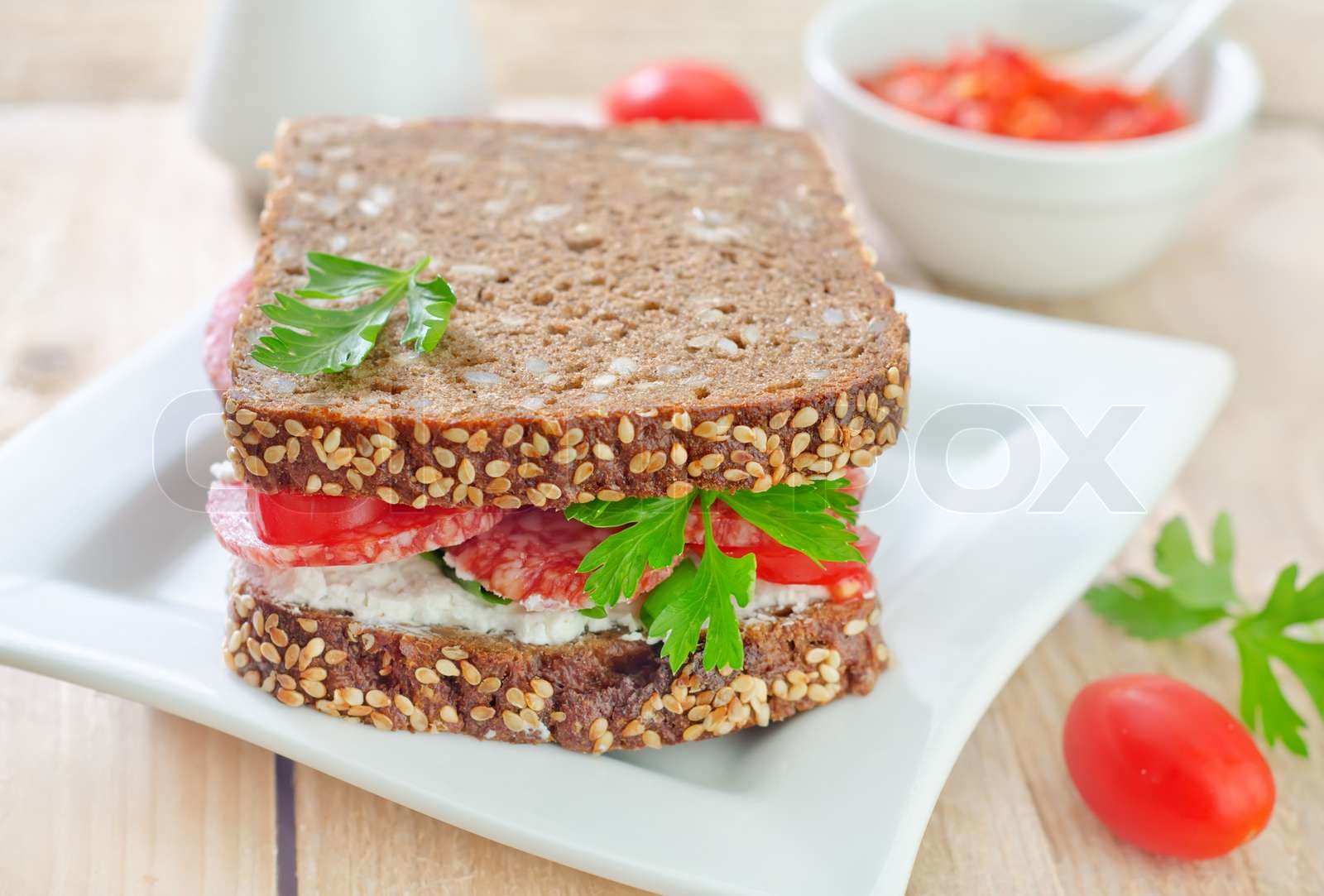 sandwich | Stock image | Colourbox