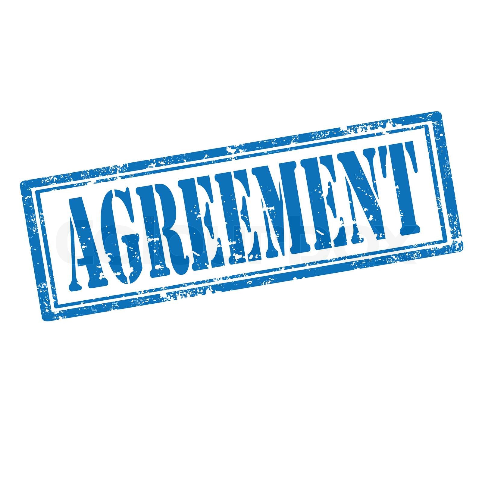 Agreement-stamp | Stock vector | Colourbox