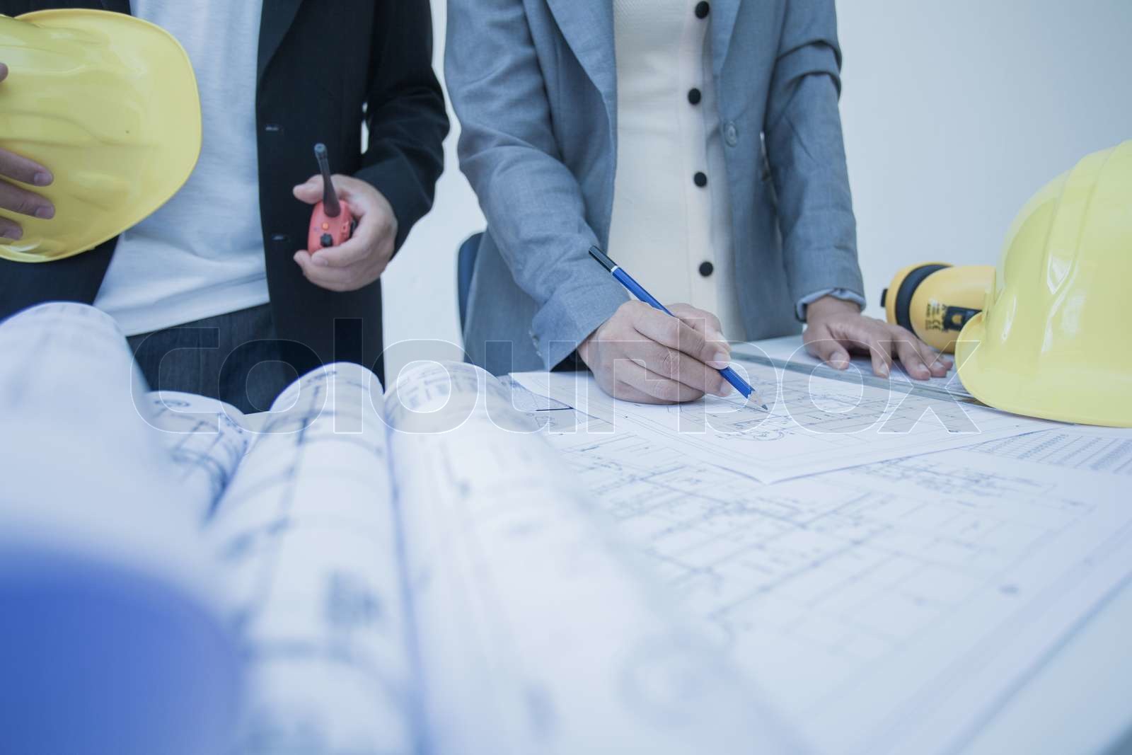 Construction project. | Stock image | Colourbox