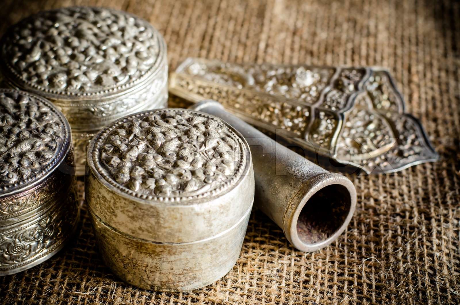 Ancient Silverware | Stock image | Colourbox