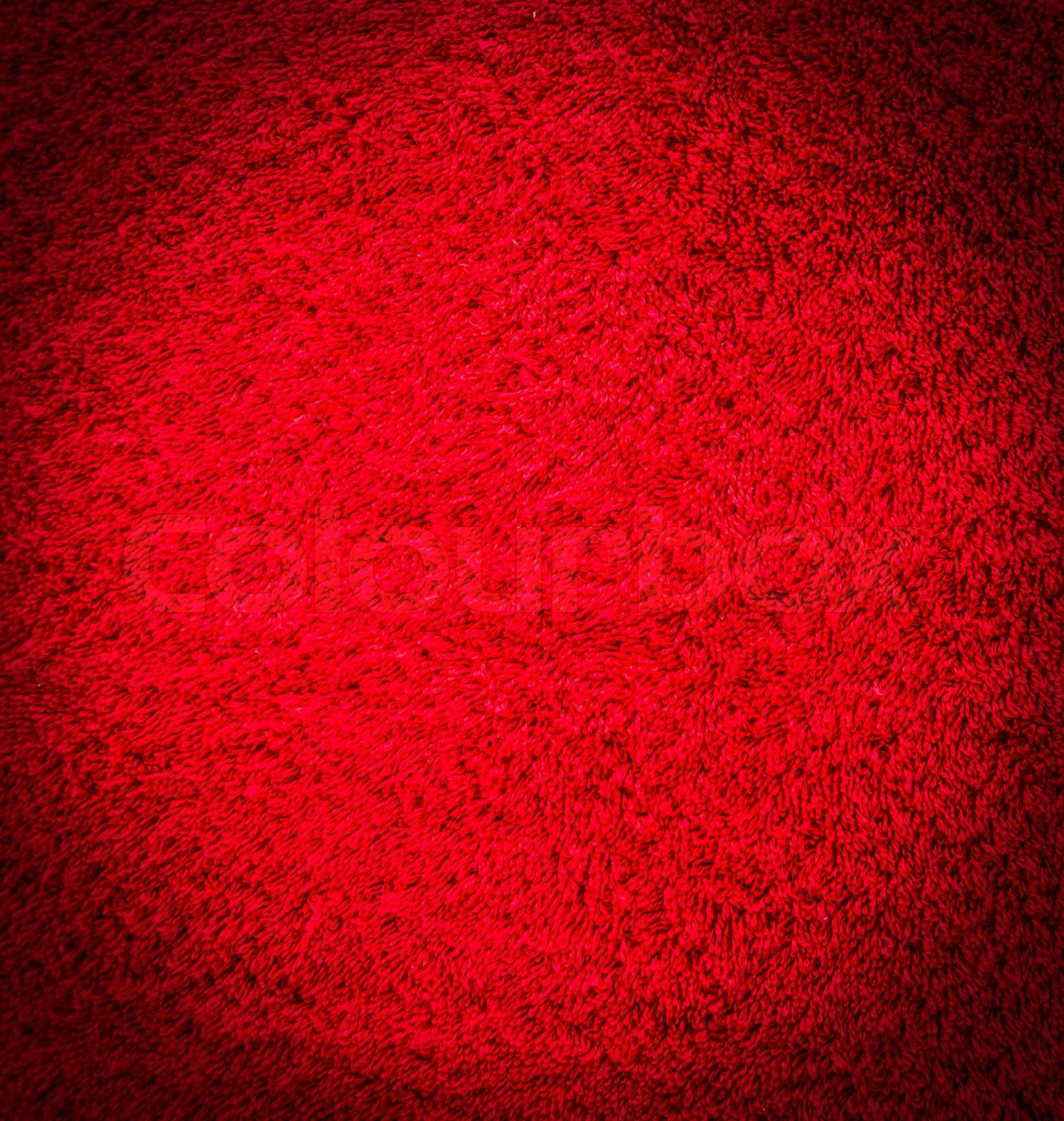 Red cotton texture | Stock image | Colourbox