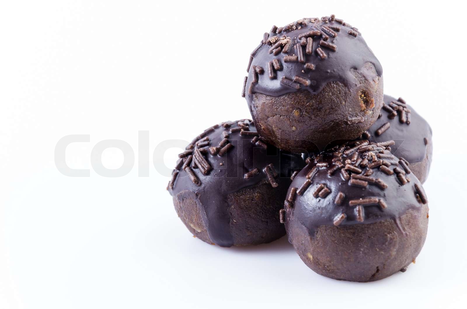 Chocolate balls | Stock image | Colourbox