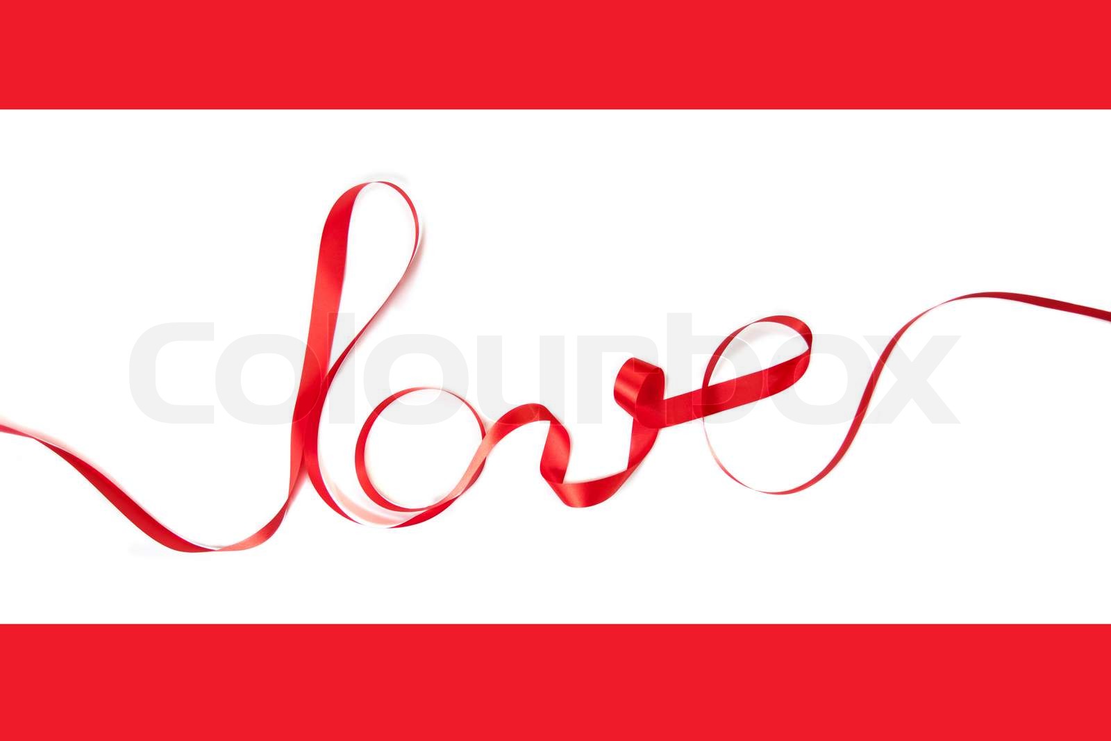 Love ribbons. | Stock image | Colourbox