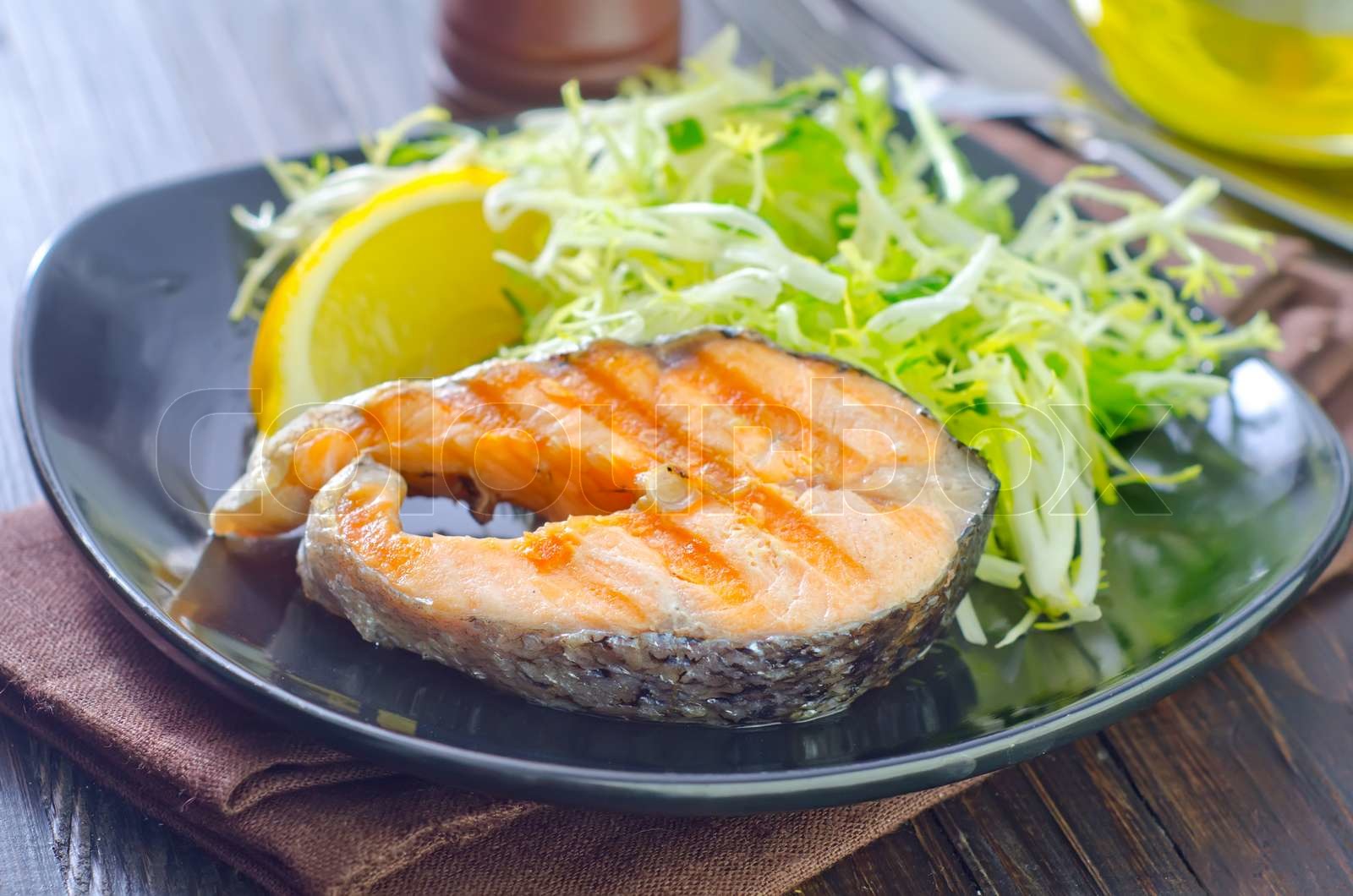 fried fish | Stock image | Colourbox