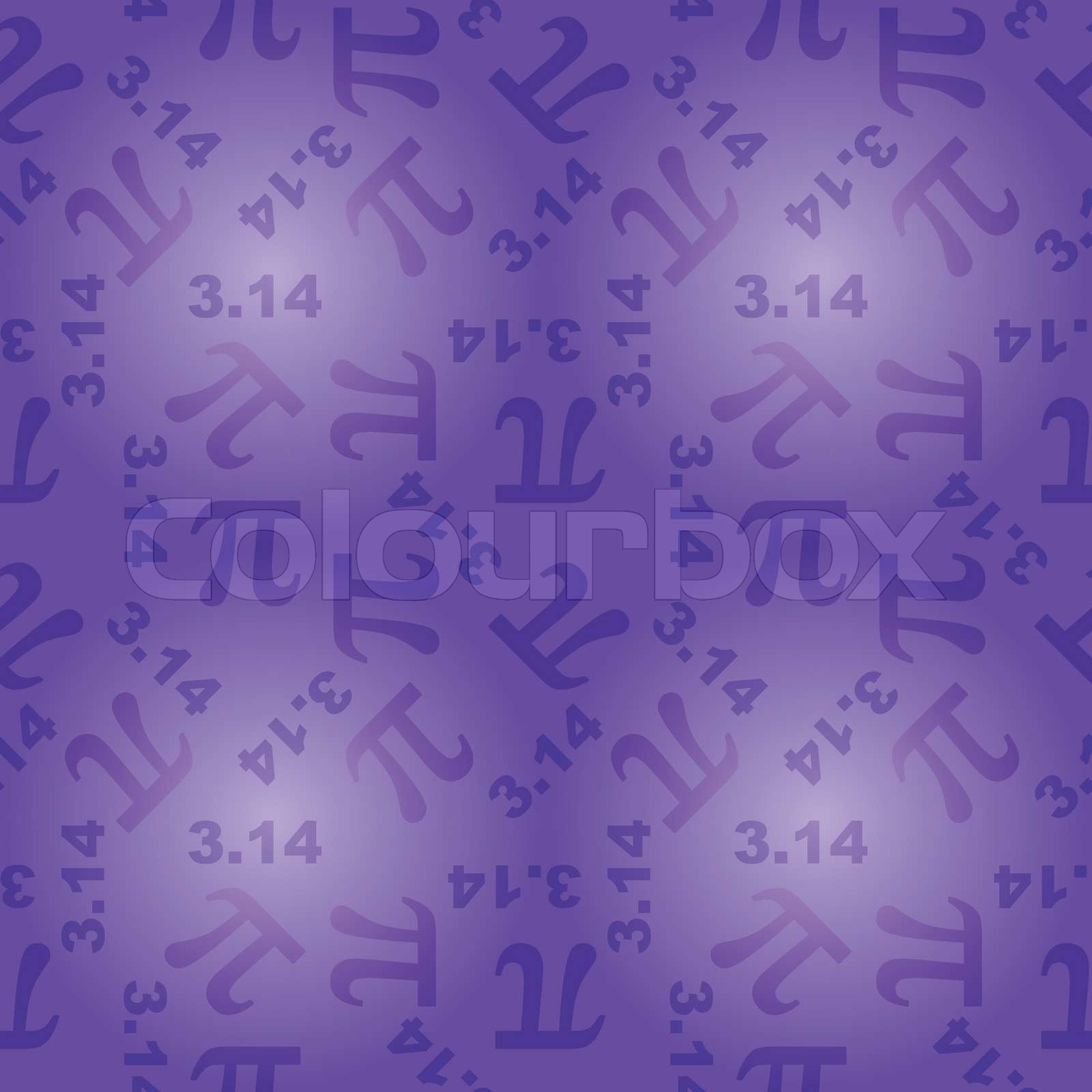 seamless pattern with number pi | Stock vector | Colourbox
