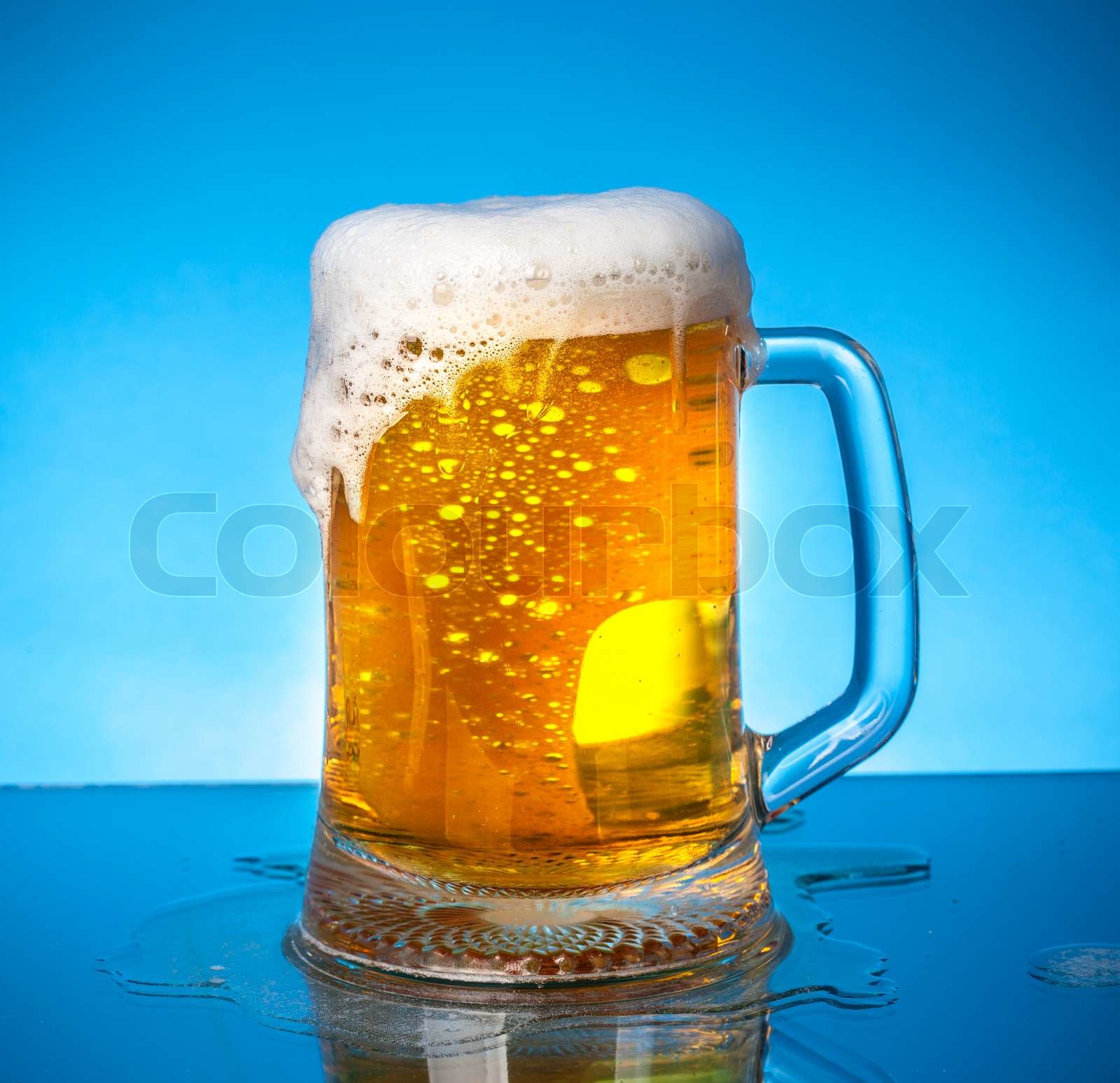 fresh beer | Stock image | Colourbox