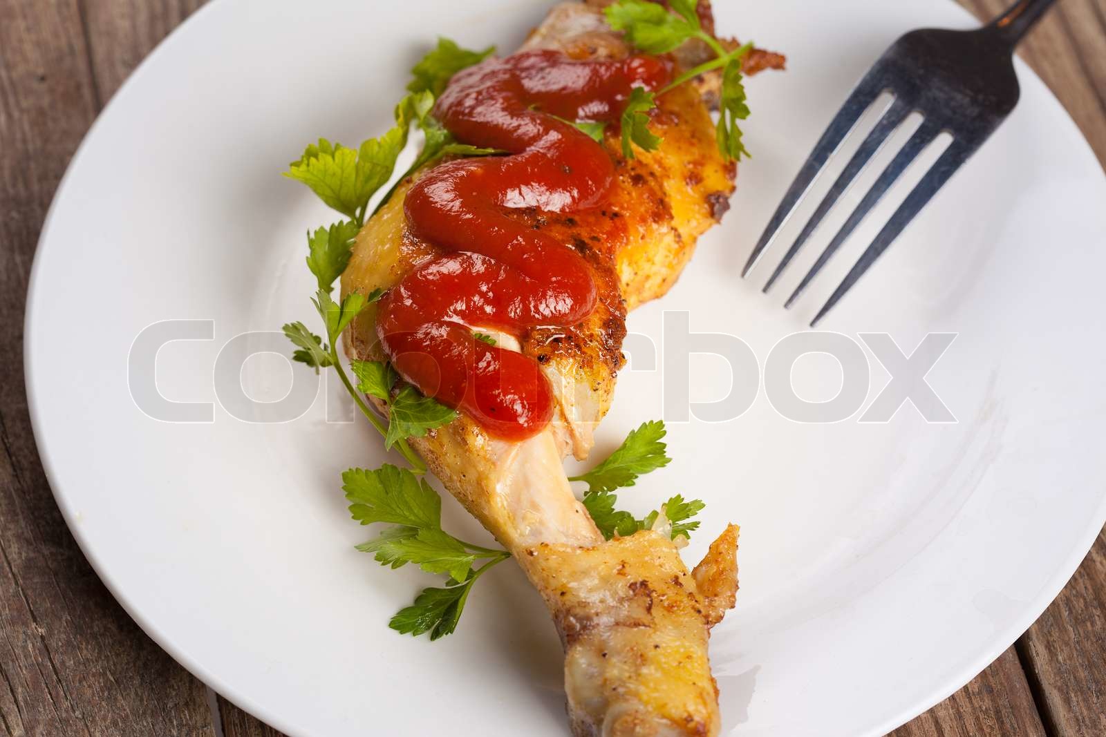 Fried chicken | Stock image | Colourbox