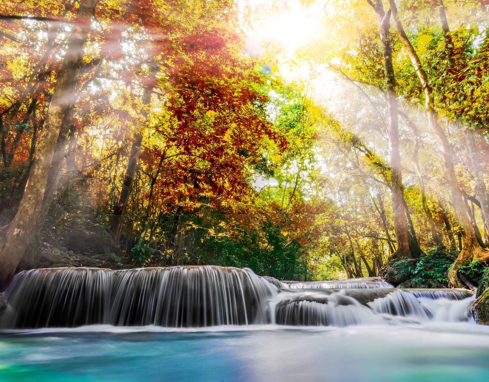 Erawan Waterfall | Stock image | Colourbox